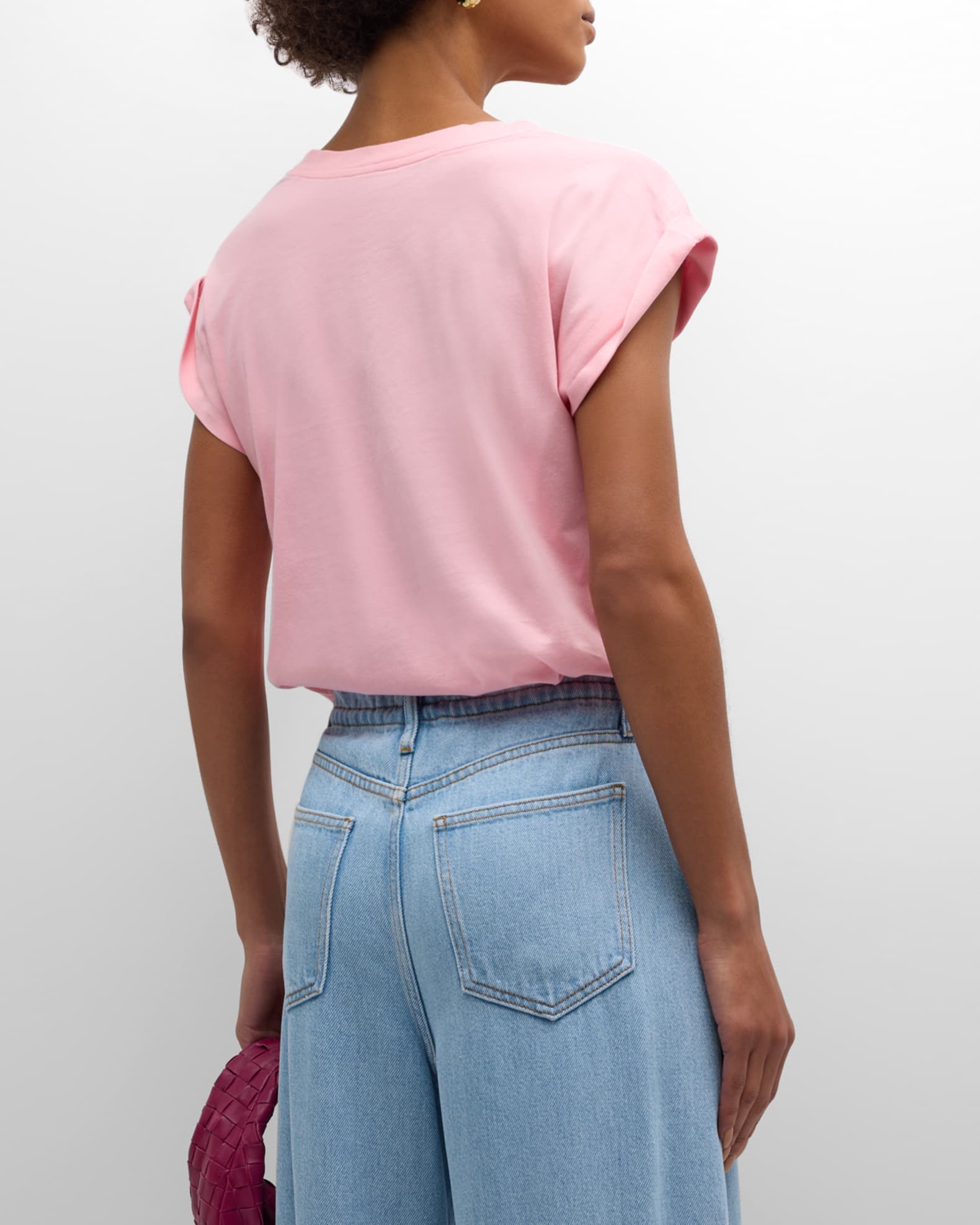 FRAME Easy V-Neck Tee | Neiman Marcus