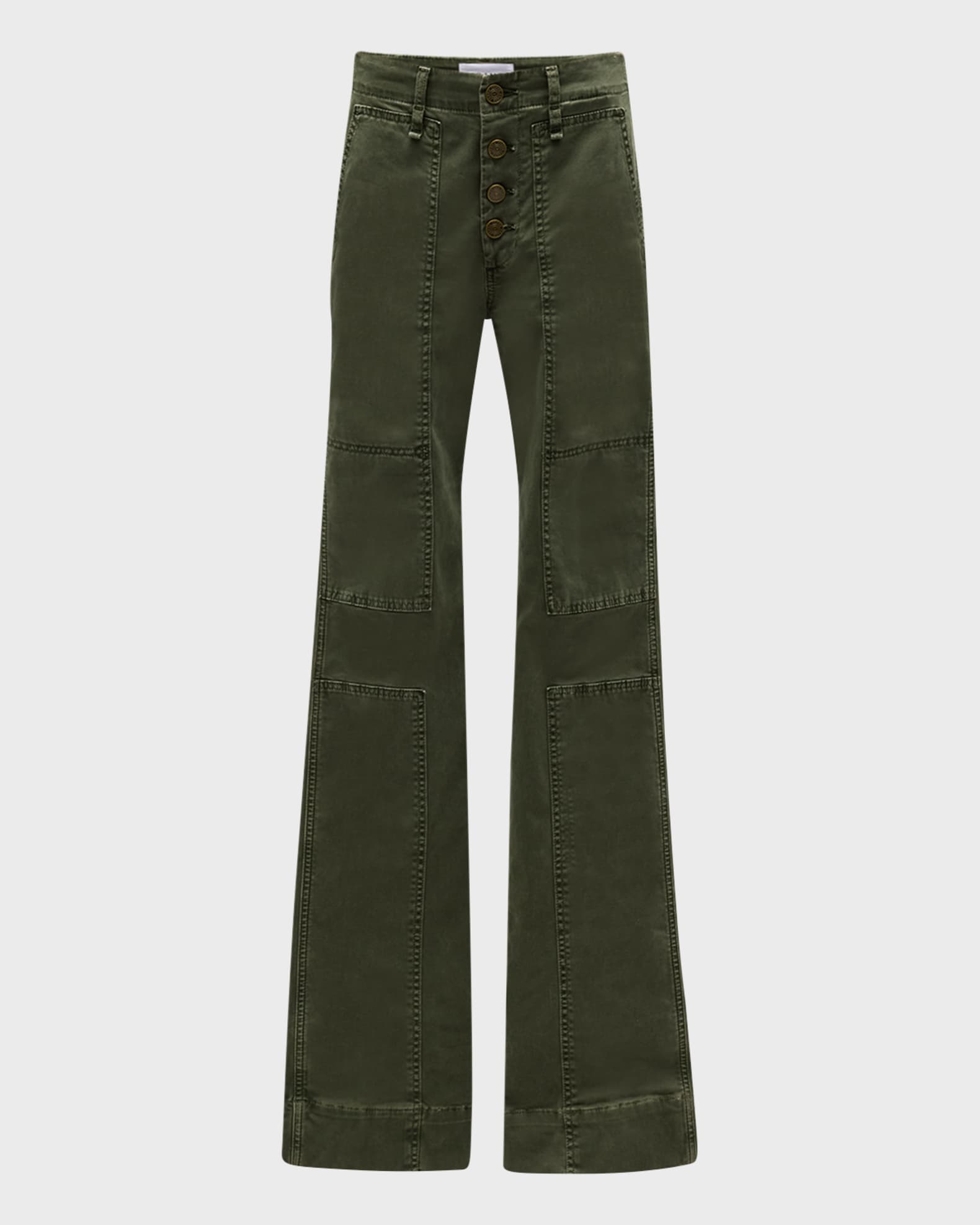 FRAME The Utility Slim Stacked Jeans | Neiman Marcus