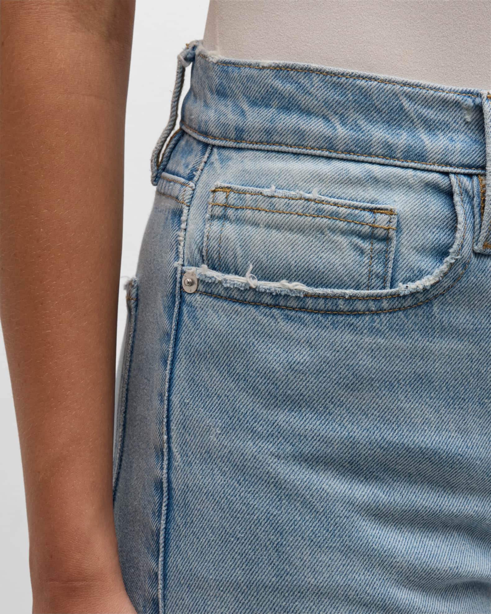 FRAME Le Jane Wide Crop Jeans | Neiman Marcus