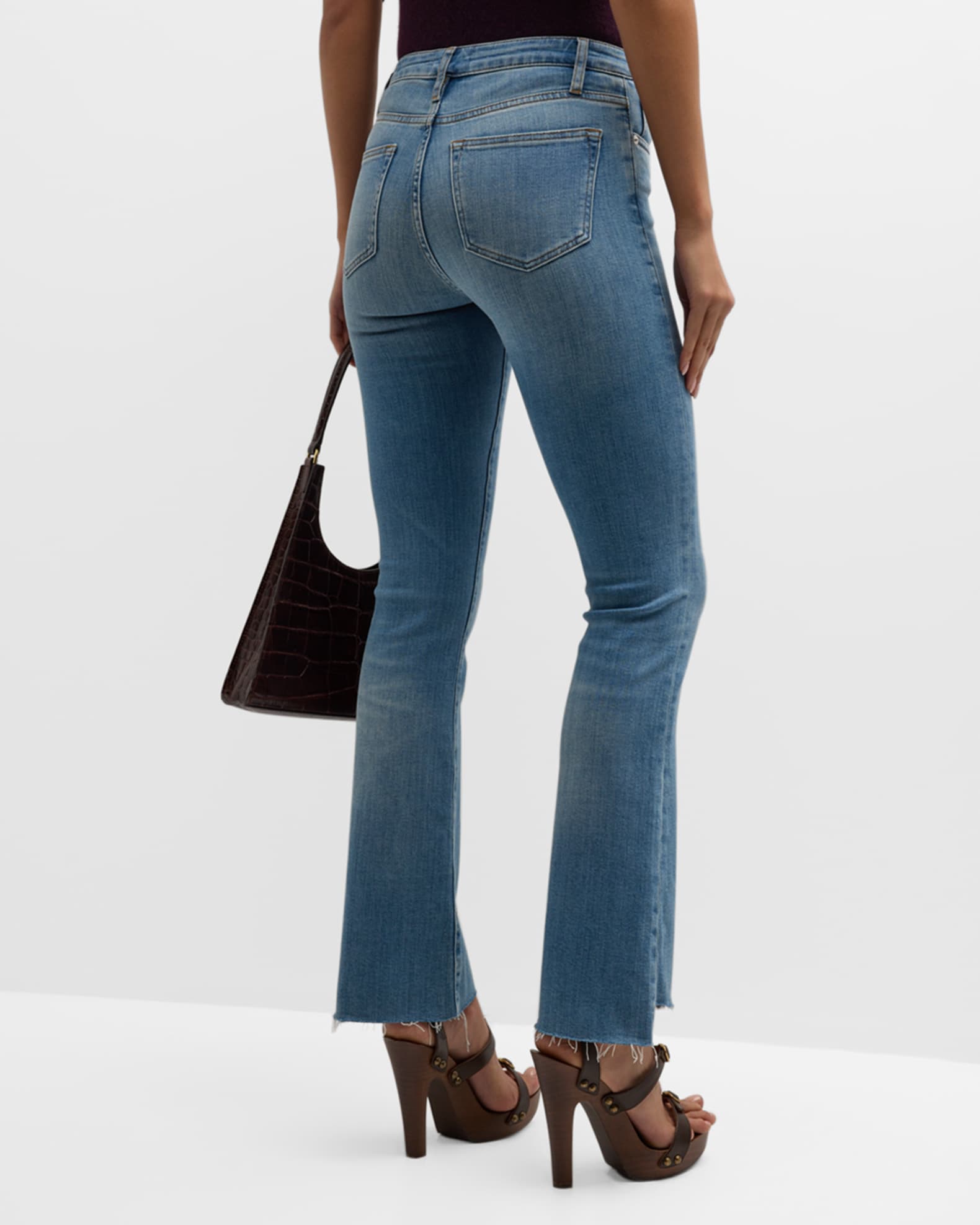 FRAME Le Crop Mini Boot Jeans | Neiman Marcus