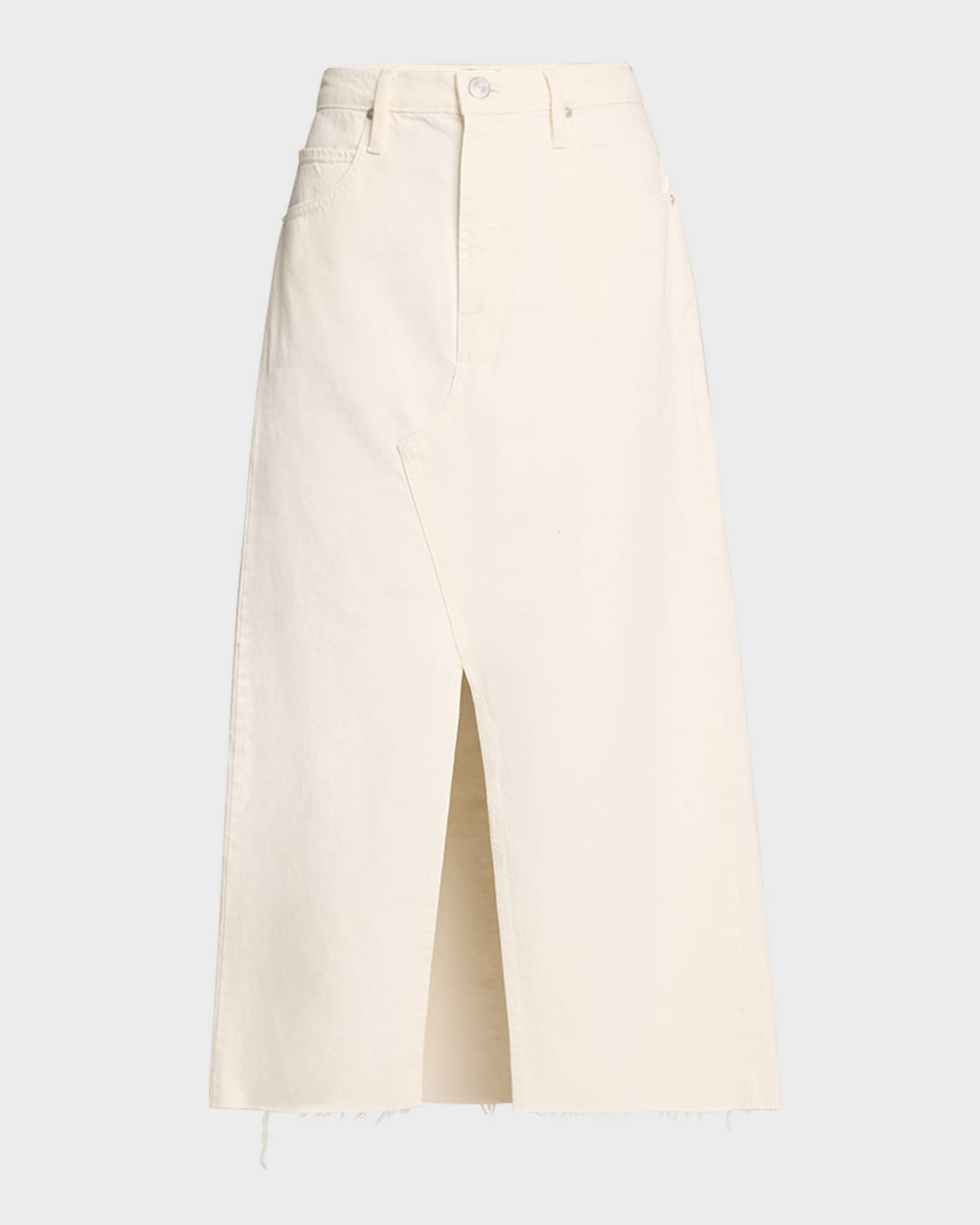 FRAME The Midaxi Denim Skirt | Neiman Marcus