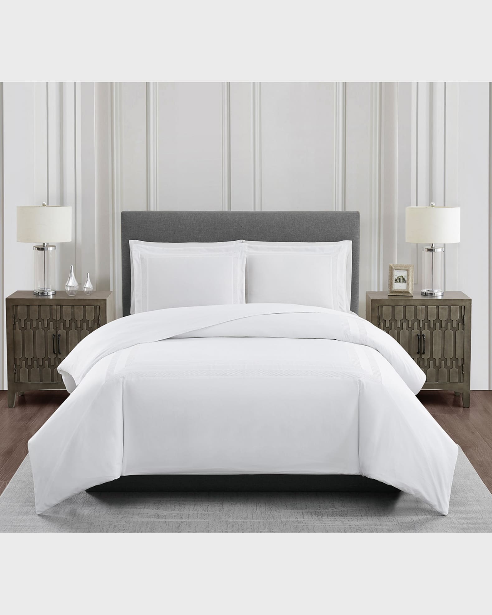 Charisma Bristol Embroidered Duvet Collection | Neiman Marcus