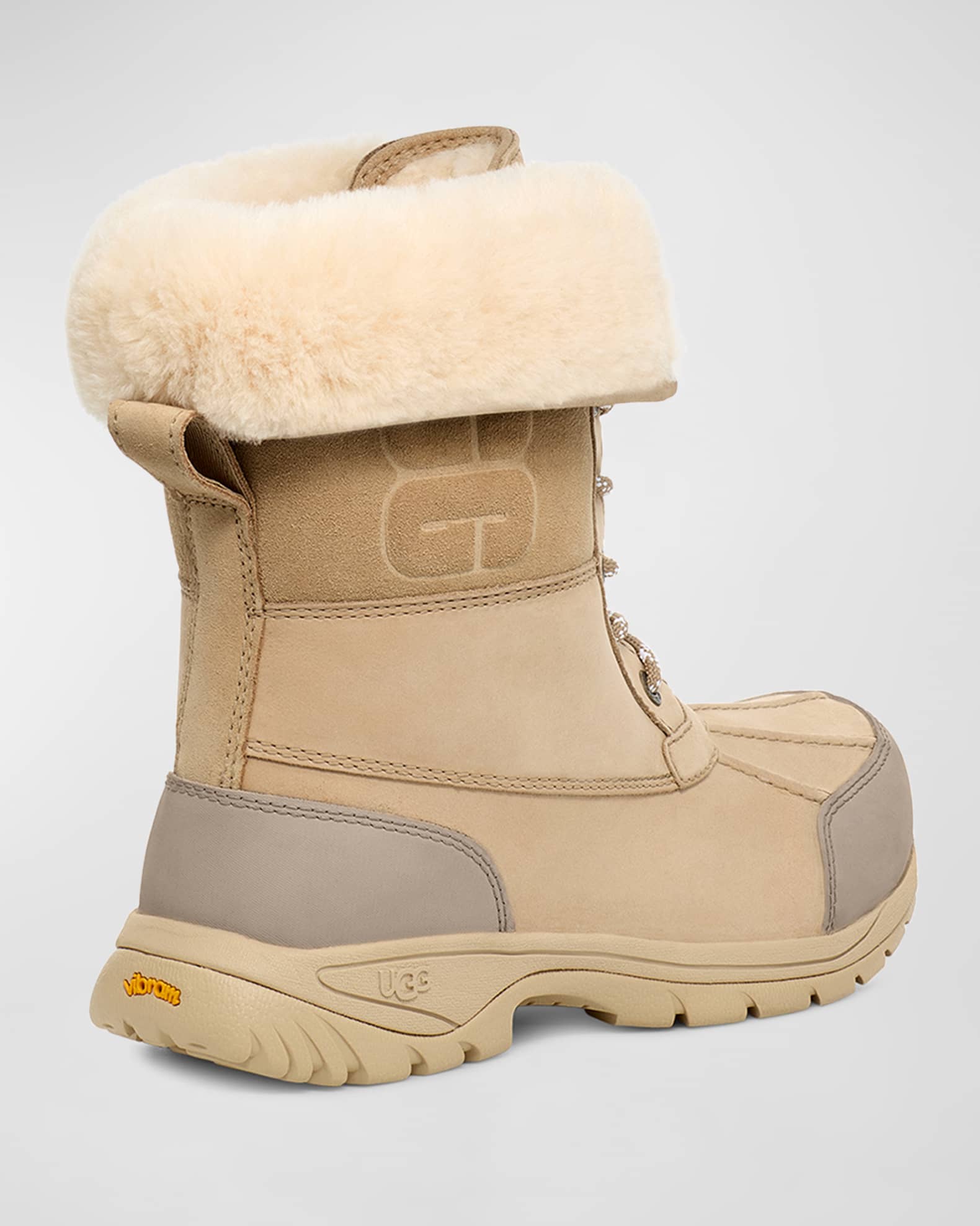 UGG Men's Butte Logo Waterproof Leather Snow Boots | Neiman Marcus