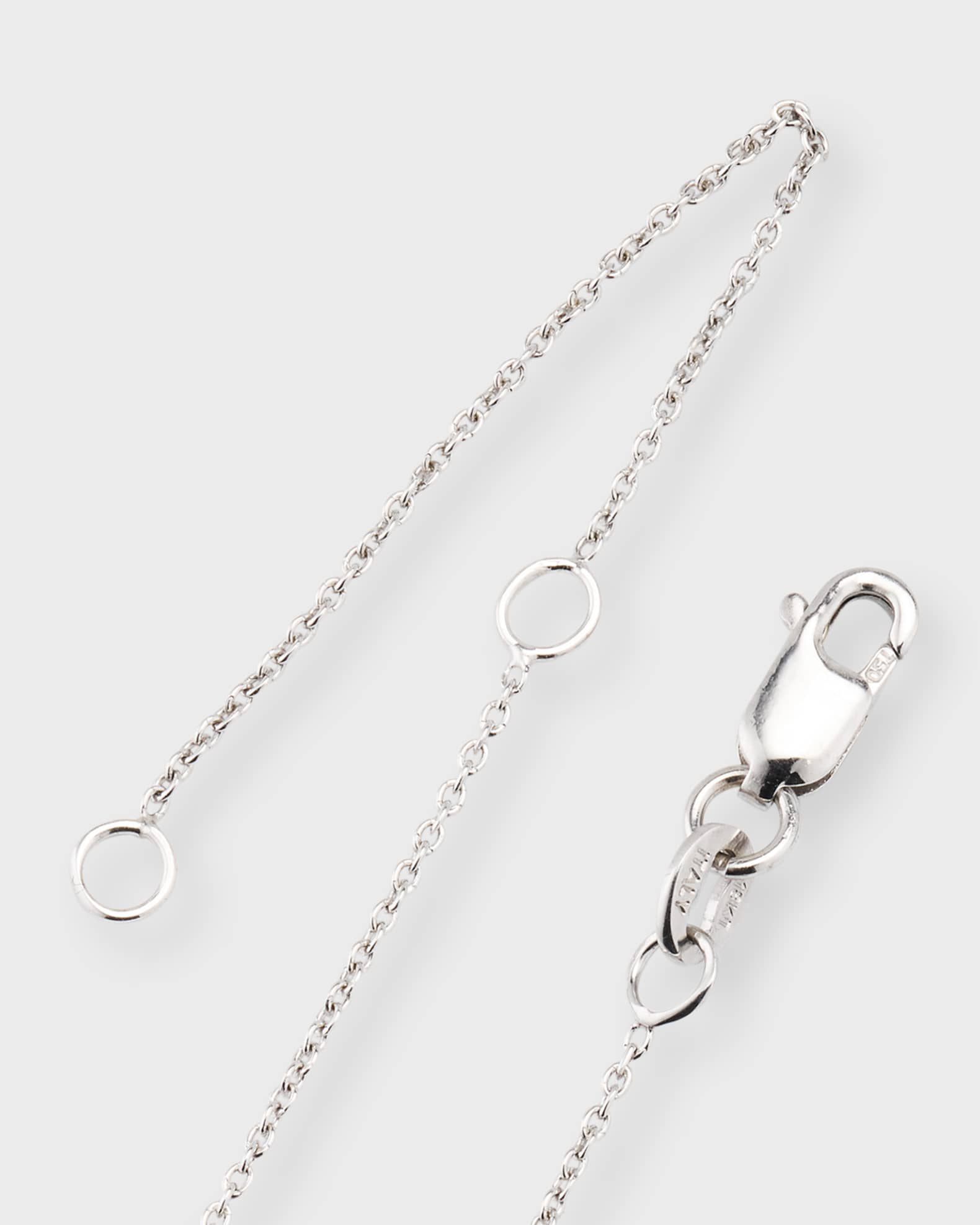 Roberto Coin 18K White Gold Cosmo Glass Pendant Necklace | Neiman Marcus