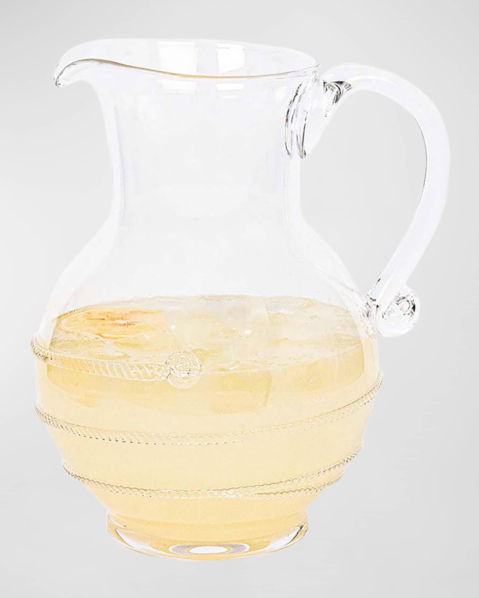 Juliska Amalia Glass Round Pitcher | Neiman Marcus