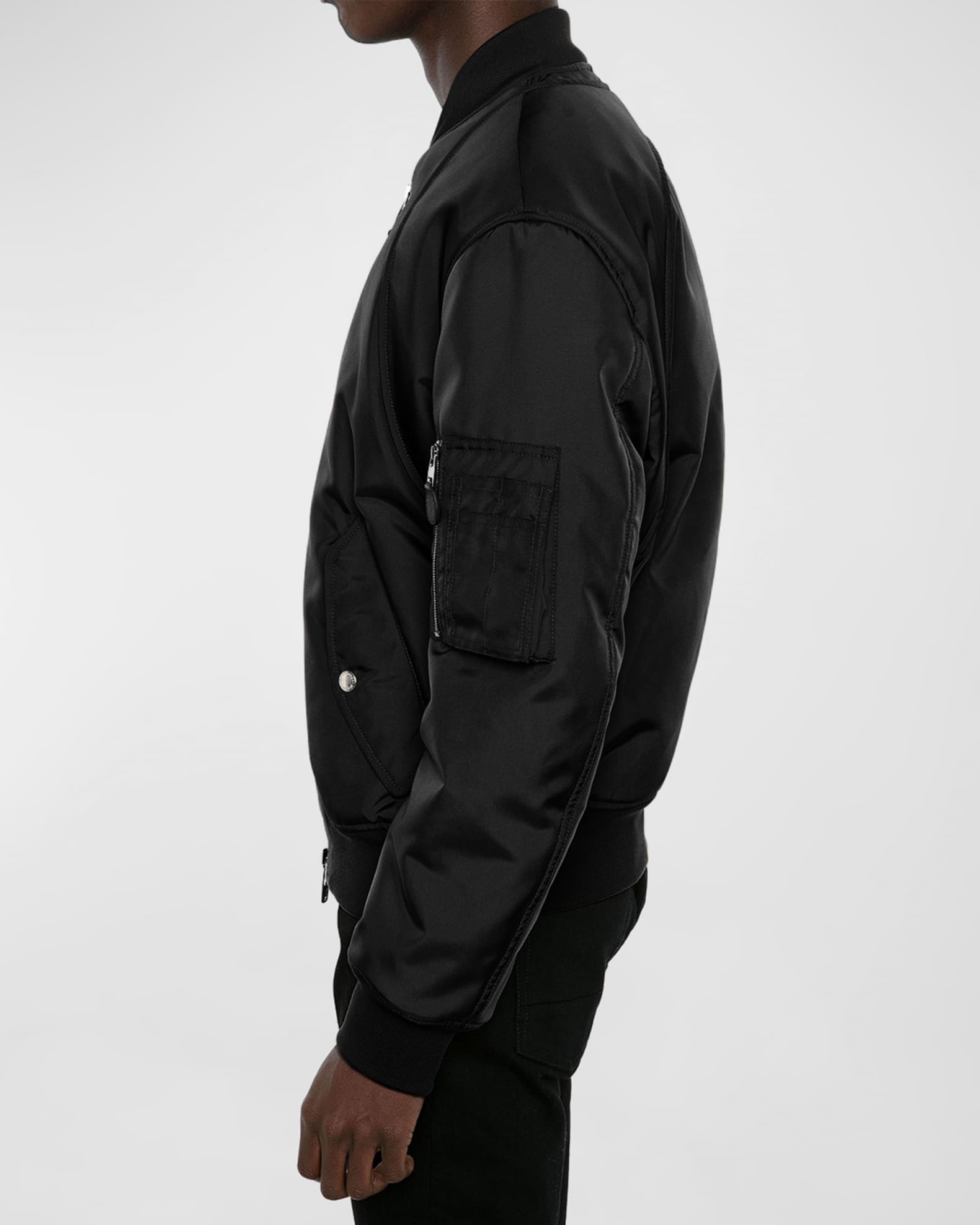 Alexander McQueen Men's Harness Bomber Jacket | Neiman Marcus