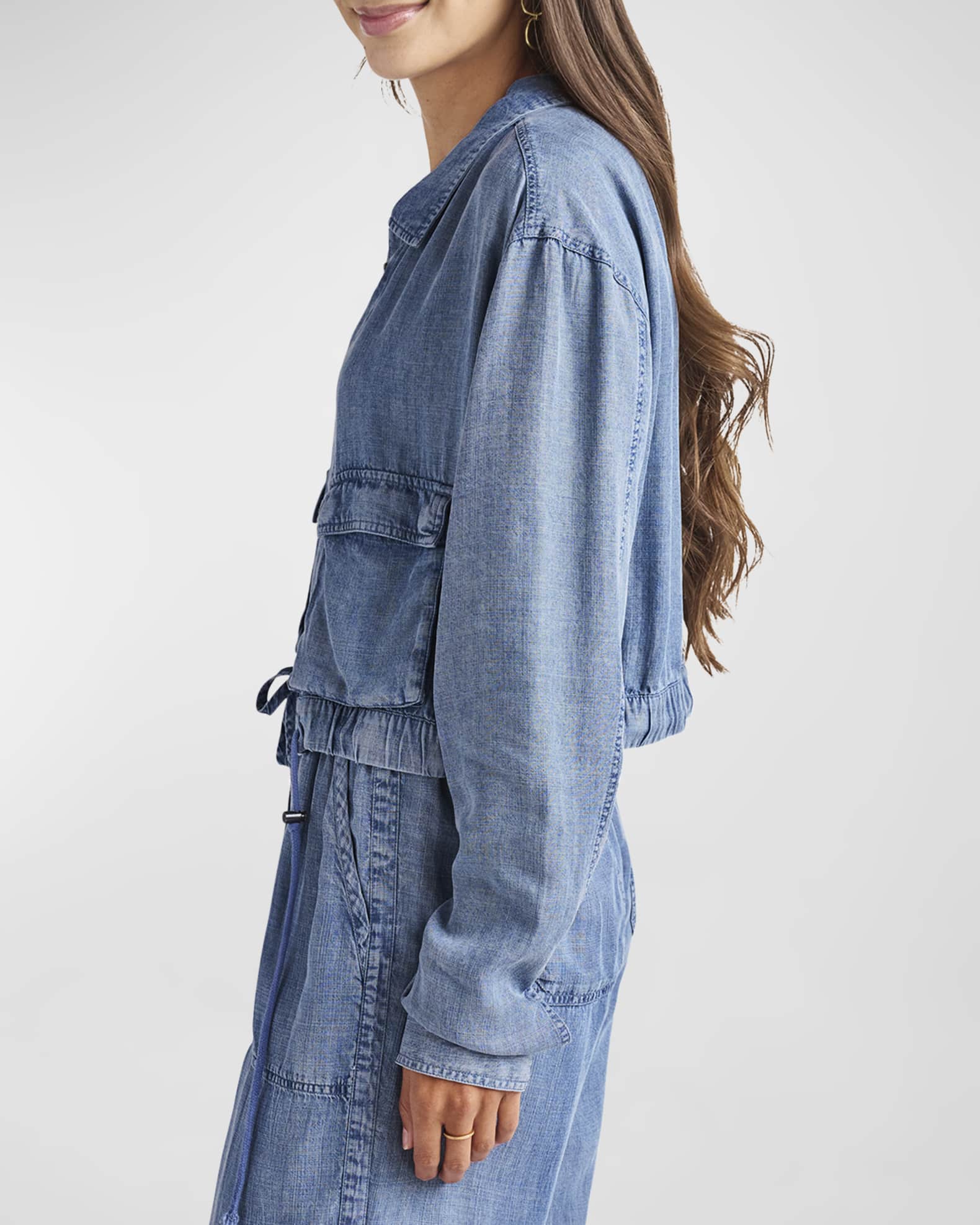 Splendid Breck Chambray Denim Jacket | Neiman Marcus