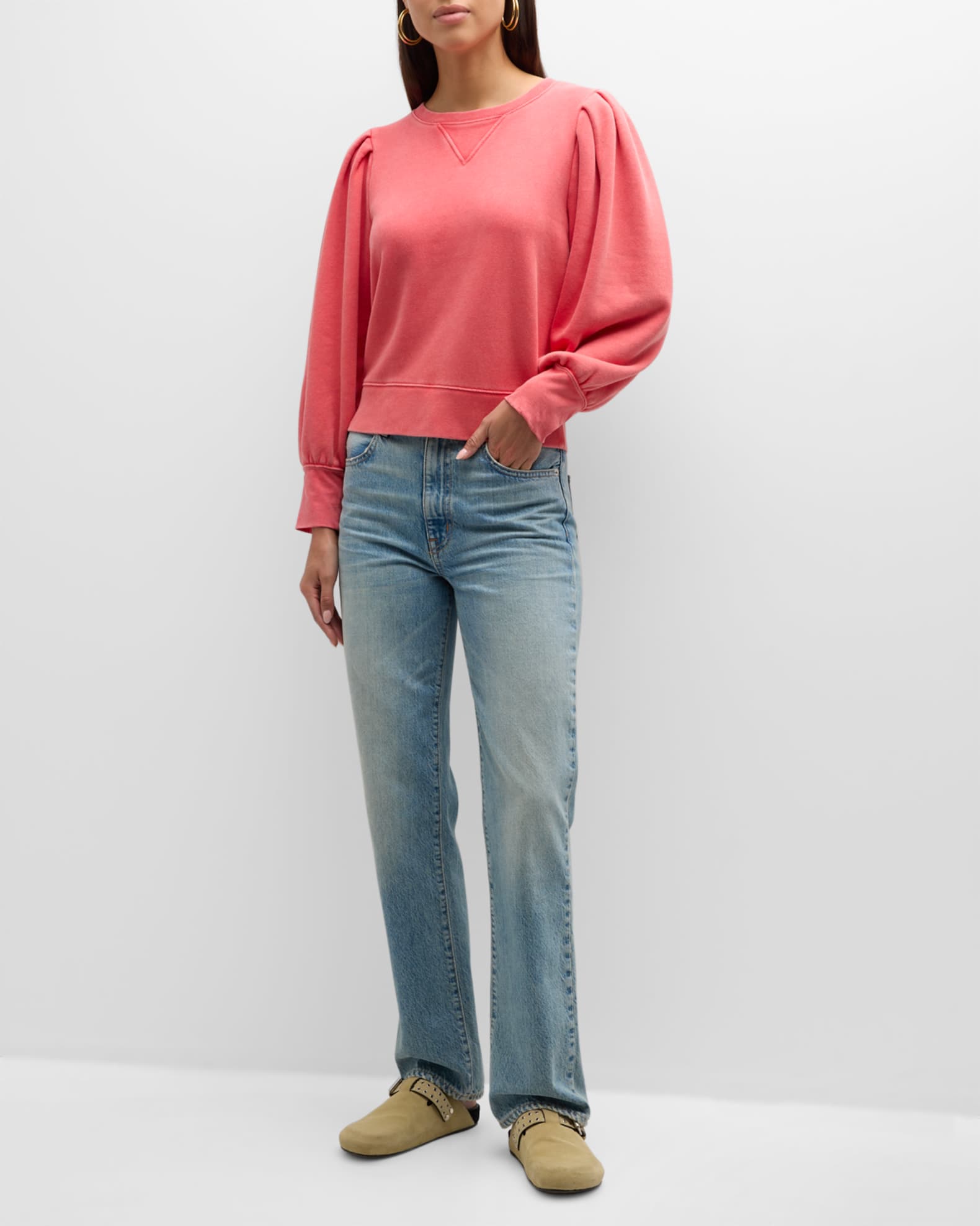 Rails Tiffany Crewneck Sweatshirt | Neiman Marcus