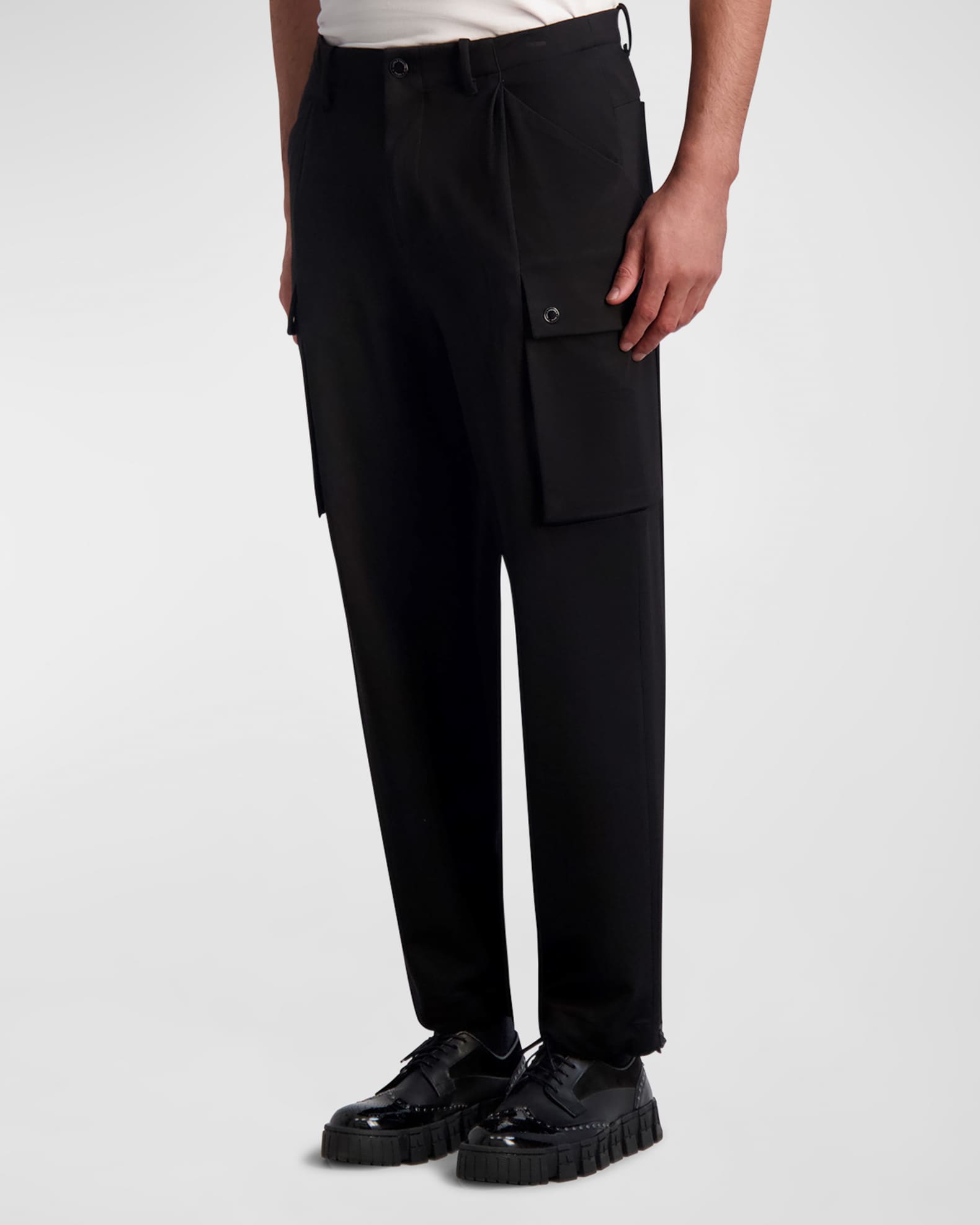 Karl Lagerfeld Paris White Label Men's Straight Cargo Pants | Neiman Marcus