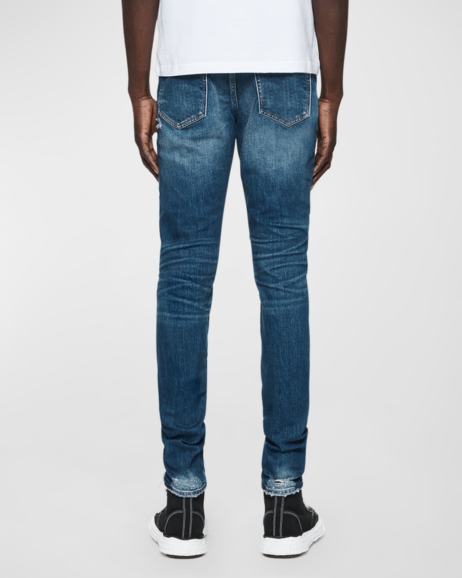 PURPLE Men's P001 One Year Worn Skinny Jeans | Neiman Marcus