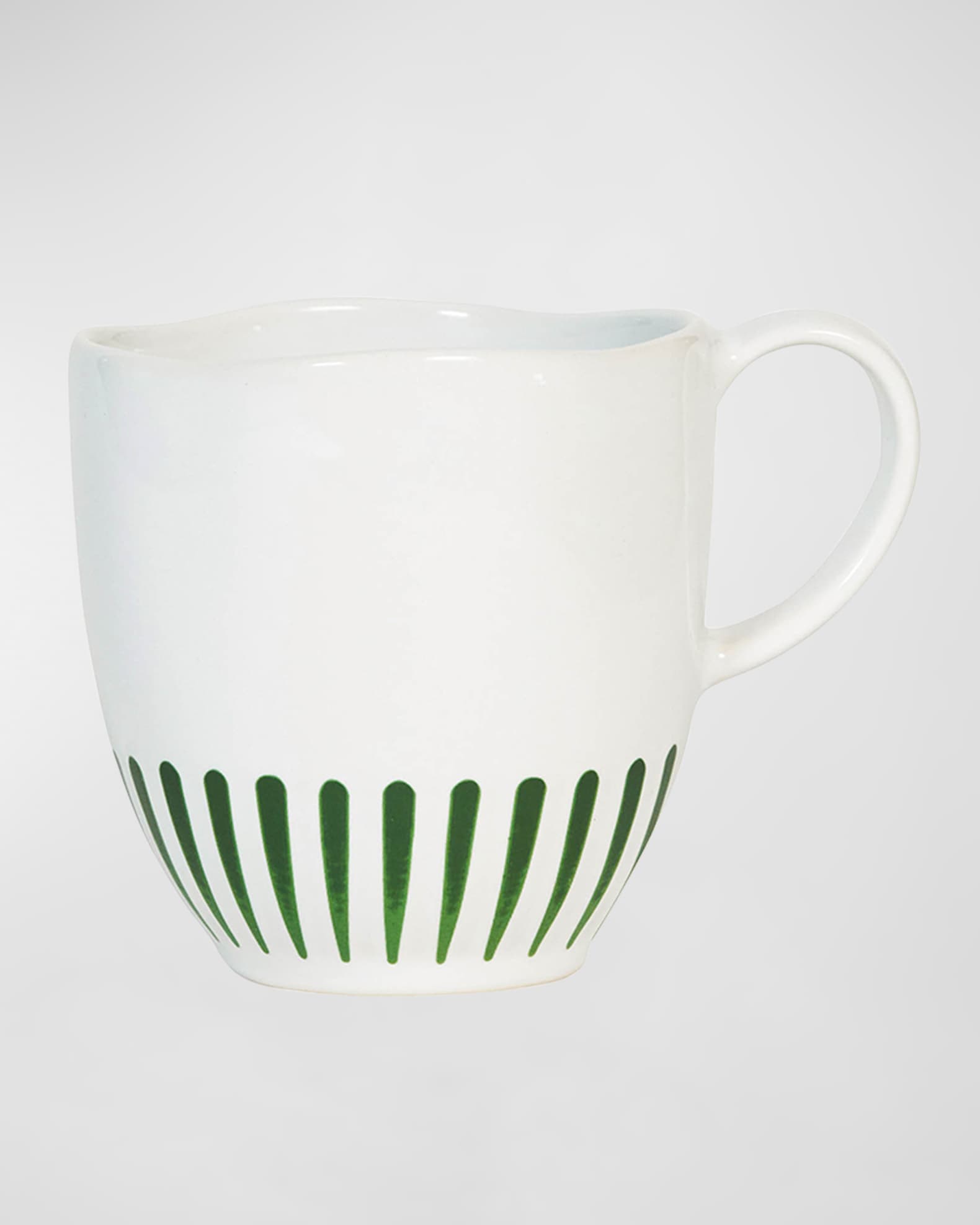 Juliska Sitio Stripe Basil Mug | Neiman Marcus