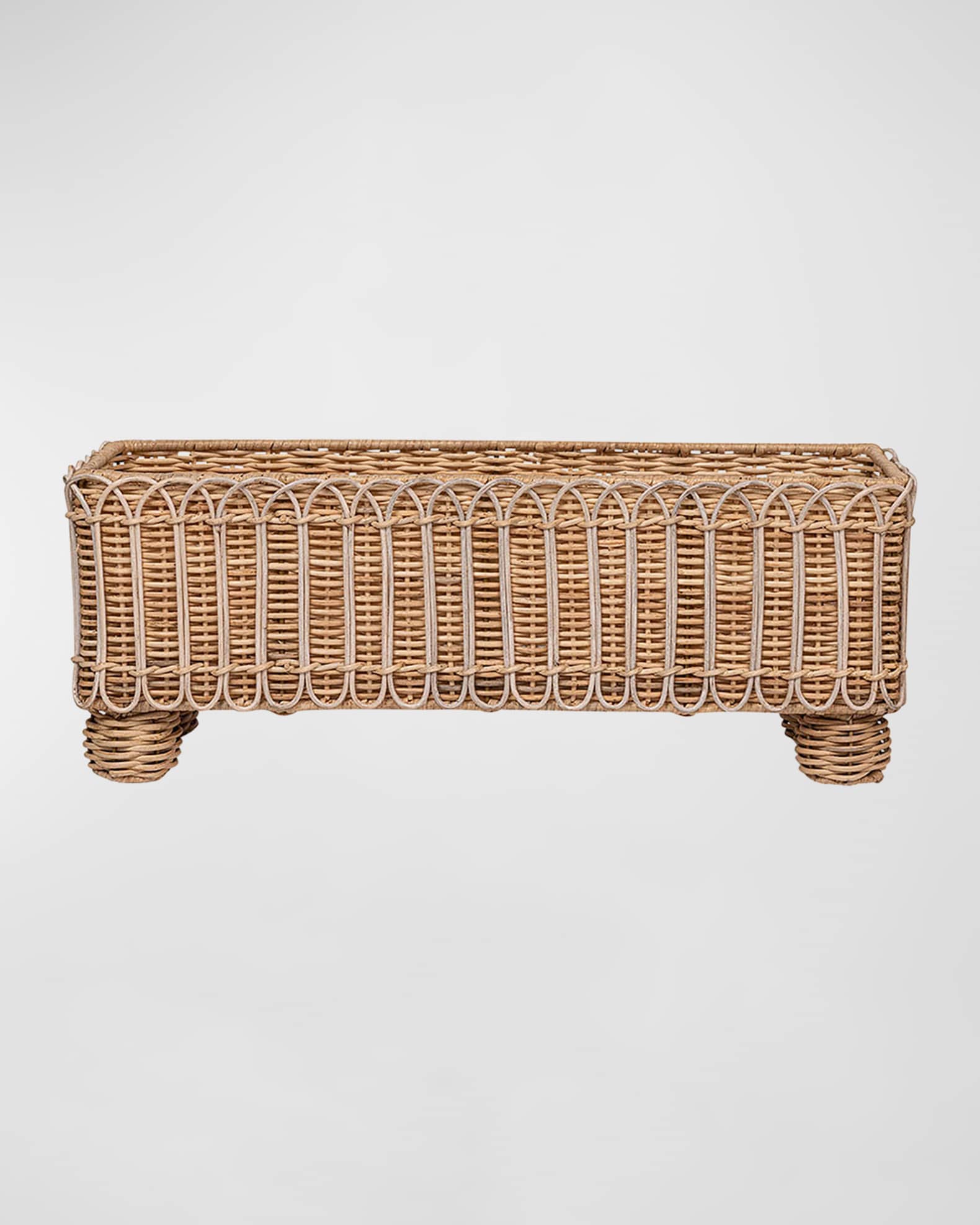 Juliska Provence Rattan Rectangular Planter | Neiman Marcus