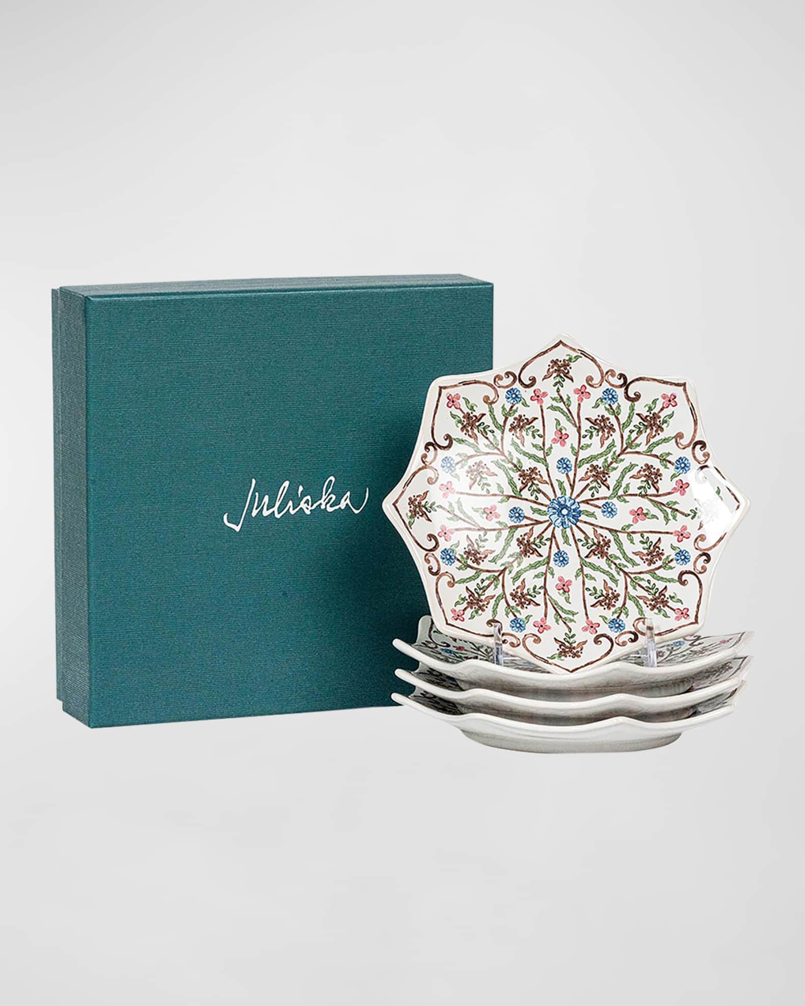 Juliska Villa Seville Scalloped Side Cocktail Plates, Set of 4 | Neiman ...