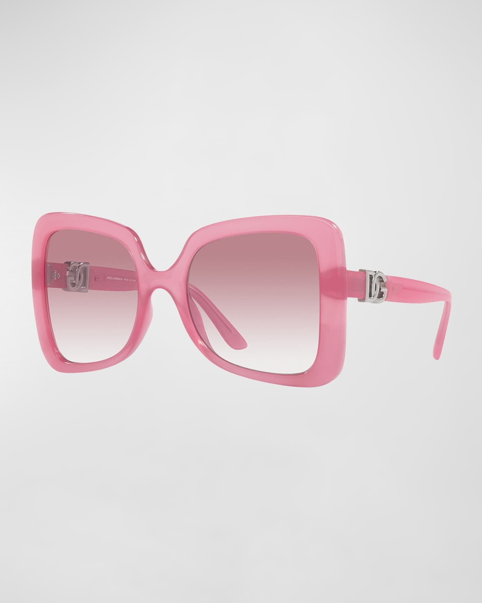 Dolce&Gabbana Interlocking DG Plastic Butterfly Sunglasses | Neiman Marcus