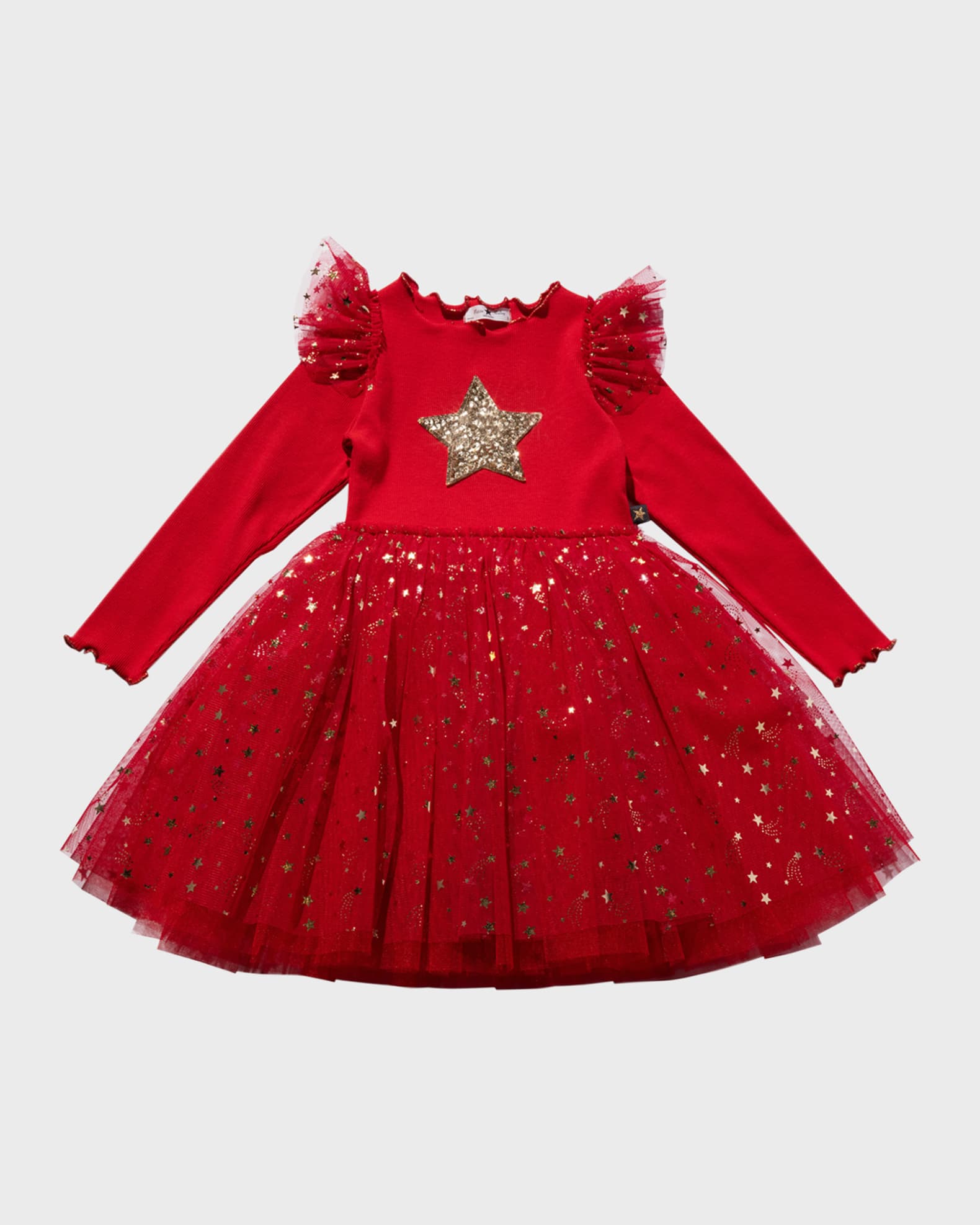Girl's Star Combo Tutu Dress | Neiman Marcus