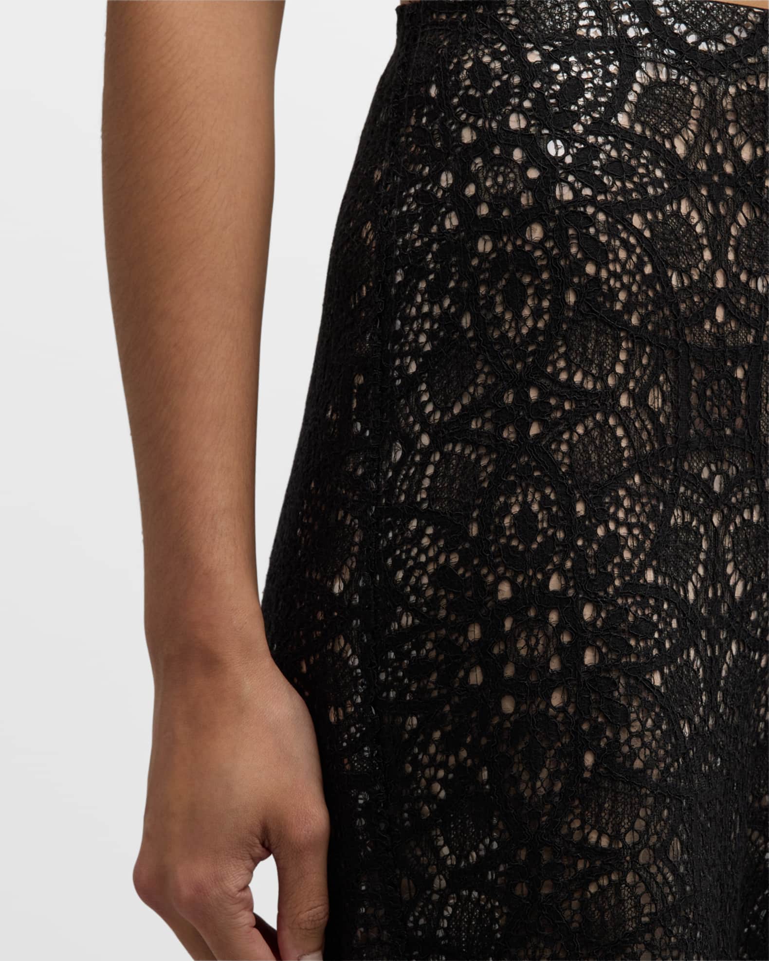 Kobi Halperin Piper Lace Flare Pants | Neiman Marcus