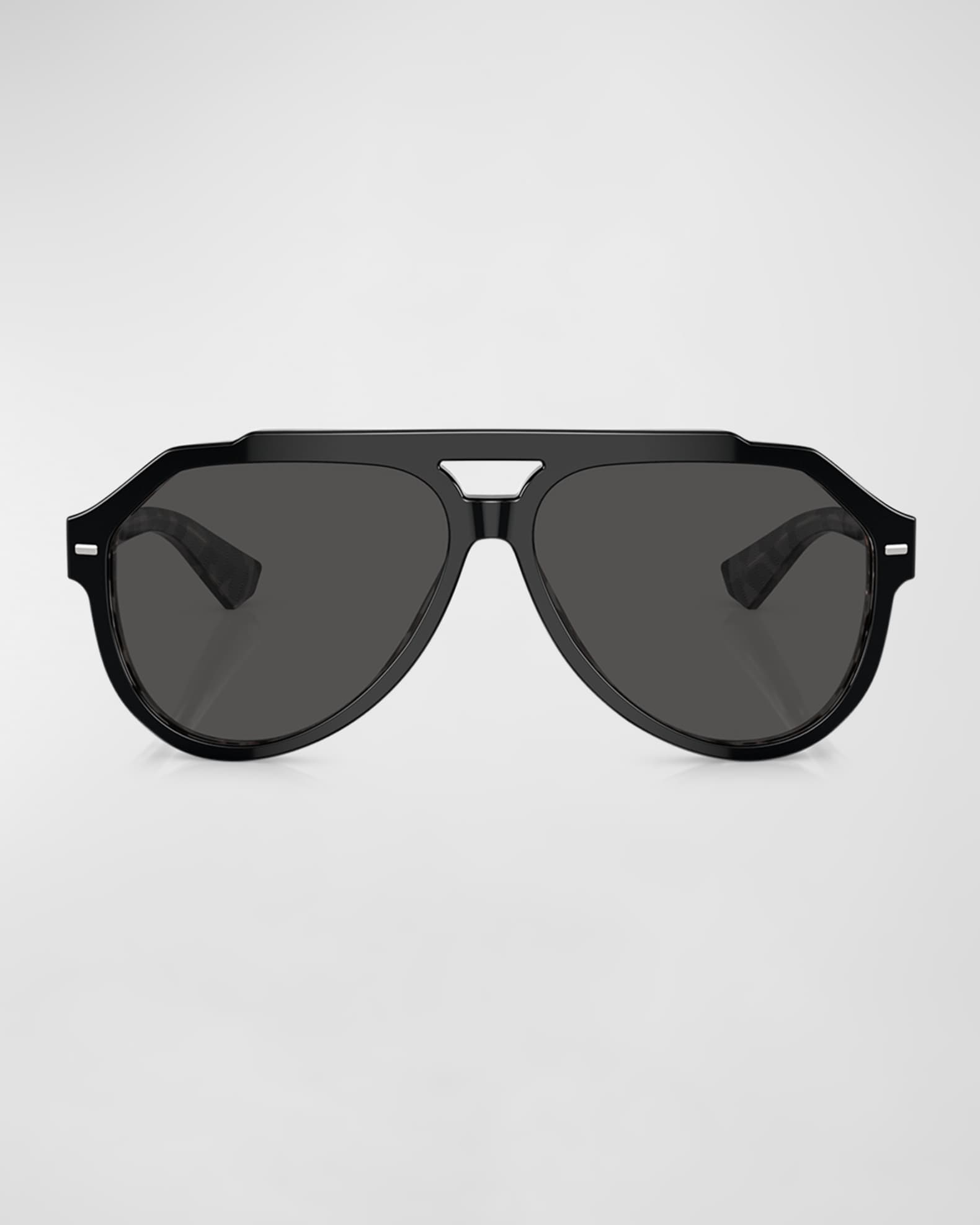 Dolce&Gabbana Men's Acetate Aviator Sunglasses | Neiman Marcus