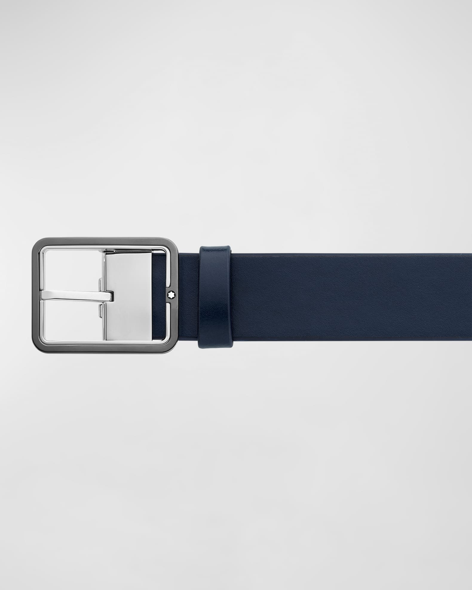 Montblanc Men's Rectangle-Buckle Reversible Leather Belt, 35mm | Neiman ...