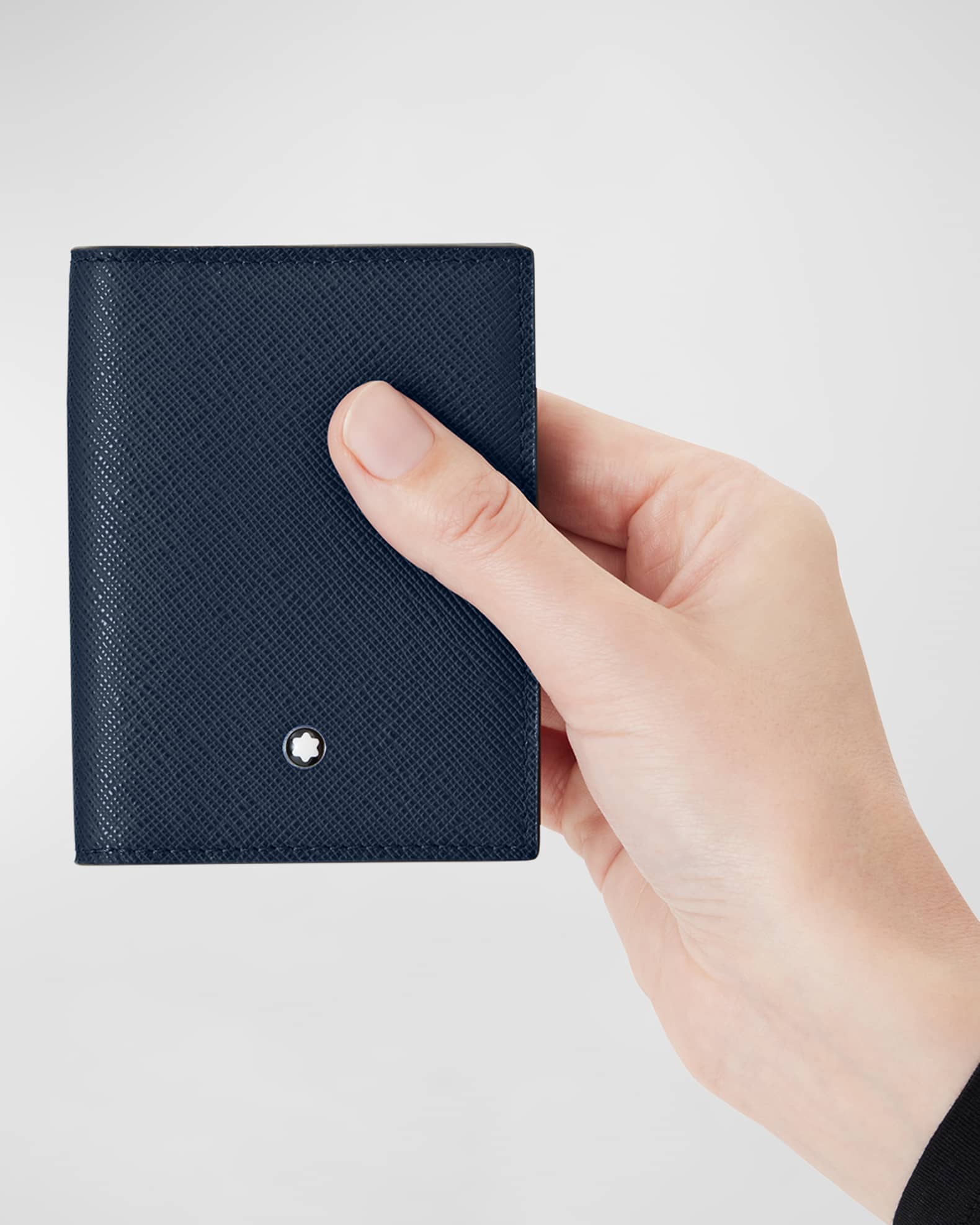 Montblanc Men's Sartorial Saffiano Bifold Card Holder | Neiman Marcus