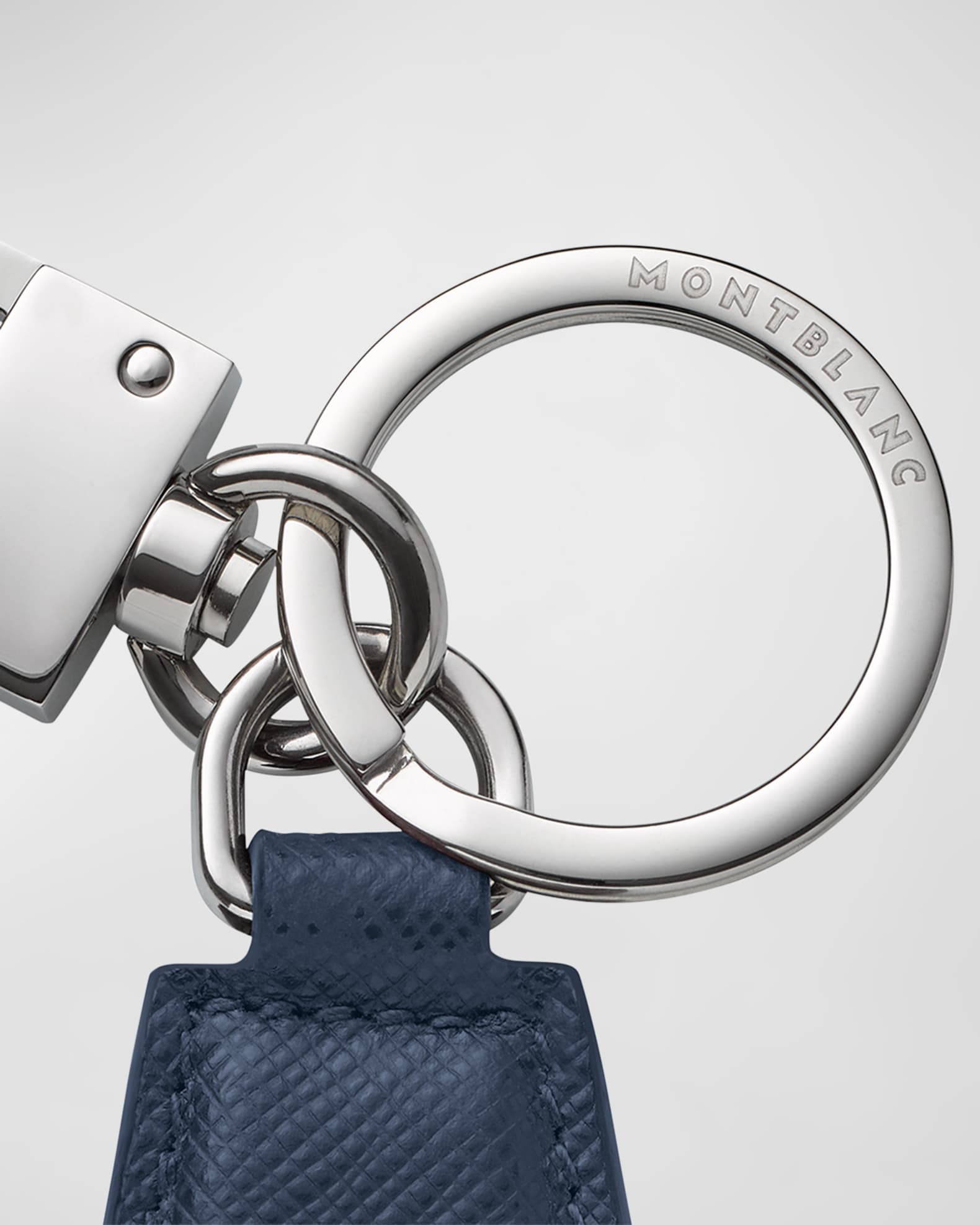 Montblanc Men's Sartorial Saffiano Leather Key Fob | Neiman Marcus