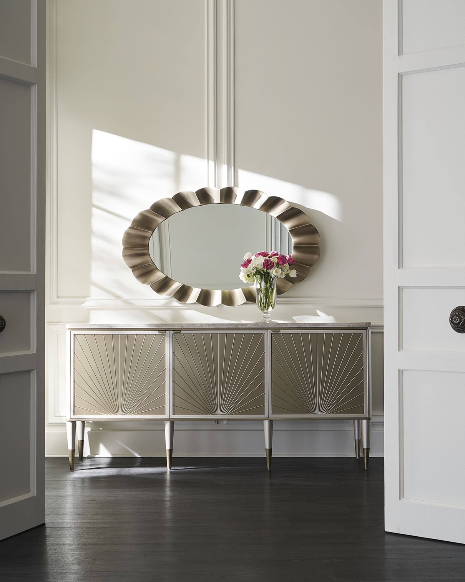 Caracole Valentina Oval Mirror - 53" | Neiman Marcus