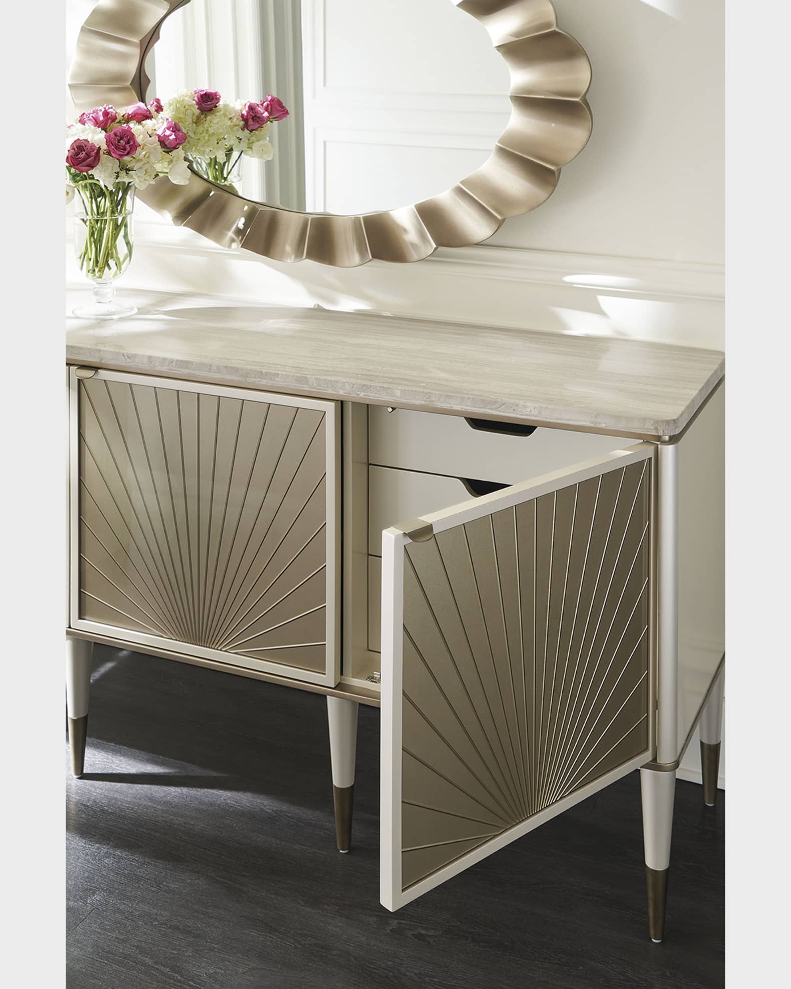 Caracole Valentina Oval Mirror - 53" | Neiman Marcus