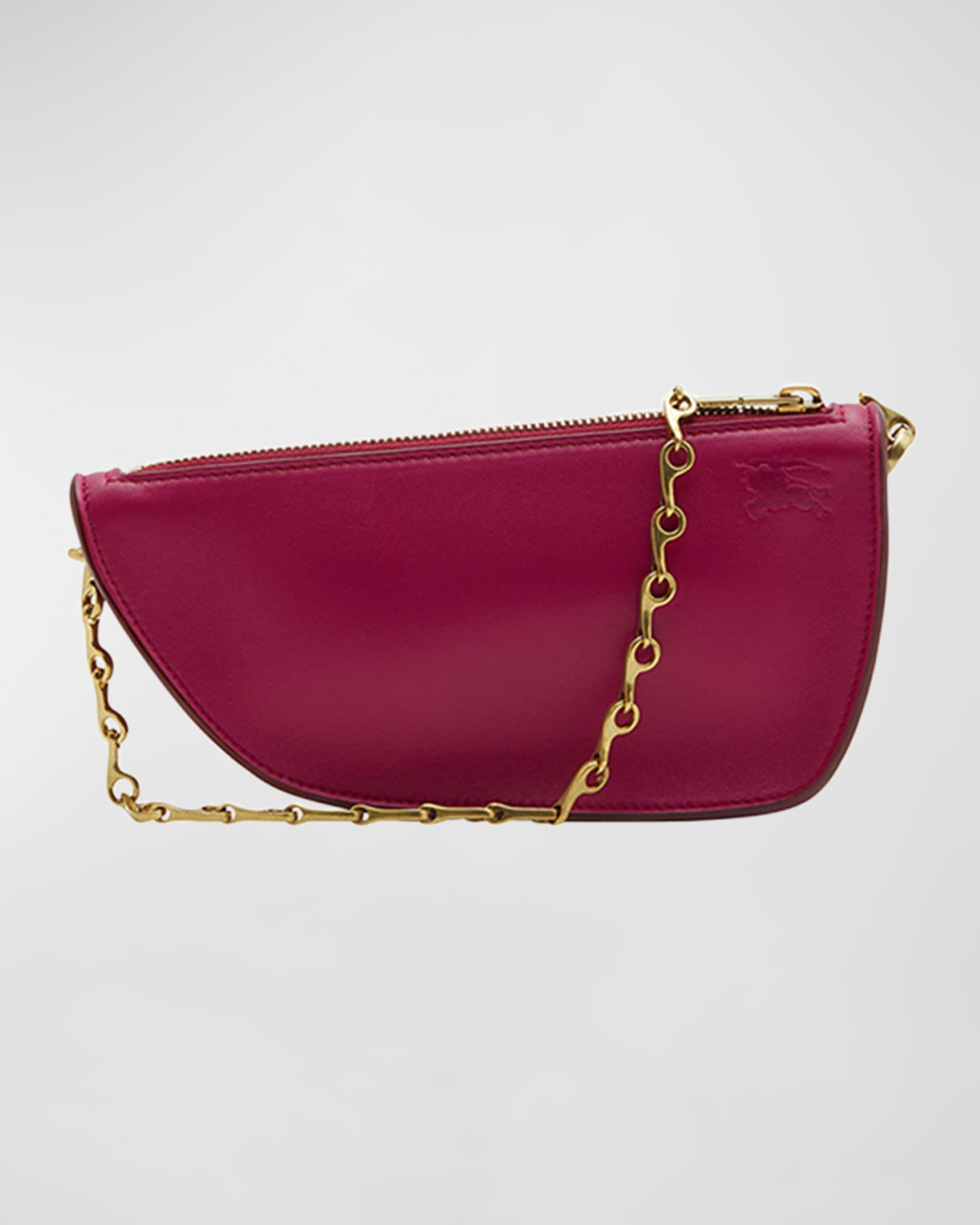 Burberry Micro Shield Leather Shoulder Bag | Neiman Marcus