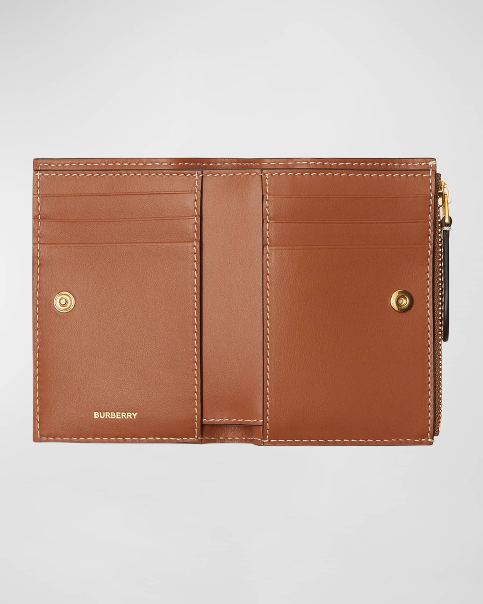 Burberry Small Check Bifold Wallet | Neiman Marcus