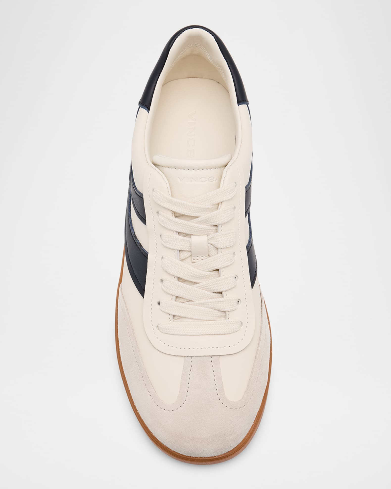 Vince Oasis Mixed Leather Retro Sneakers | Neiman Marcus