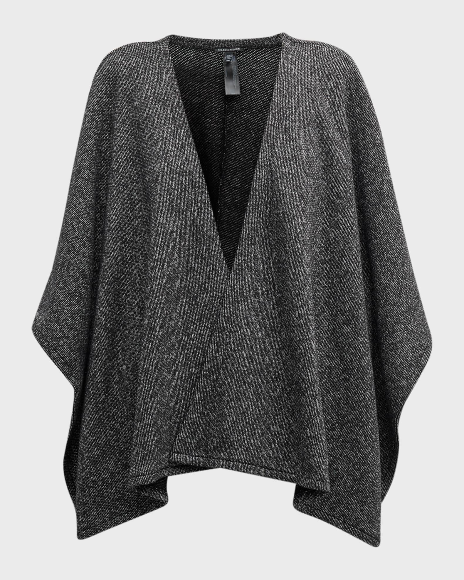 Eileen Fisher Open-Front Handkerchief Organic Cotton Shawl | Neiman Marcus