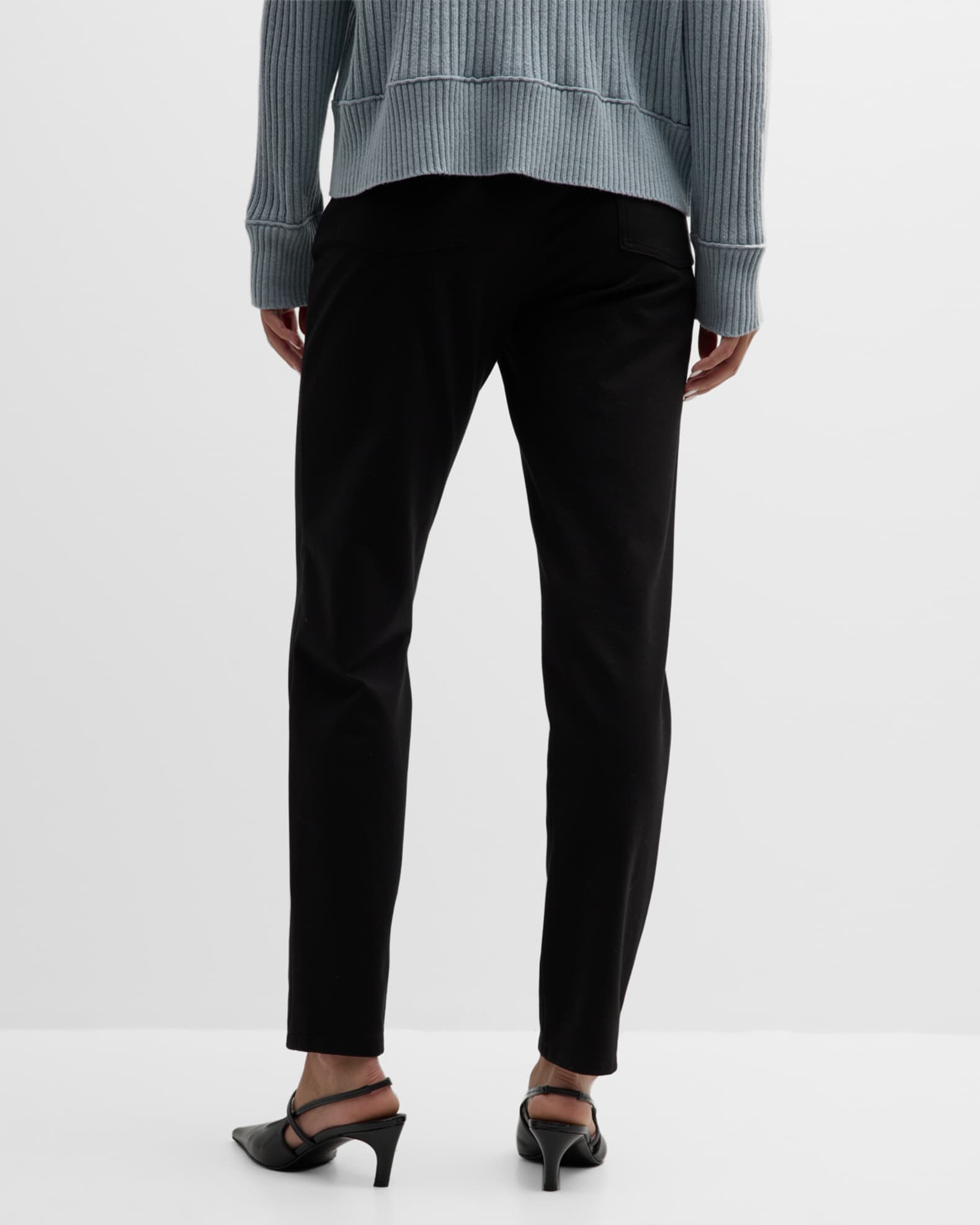 Eileen Fisher High-Rise Flex Ponte Skinny Pants | Neiman Marcus
