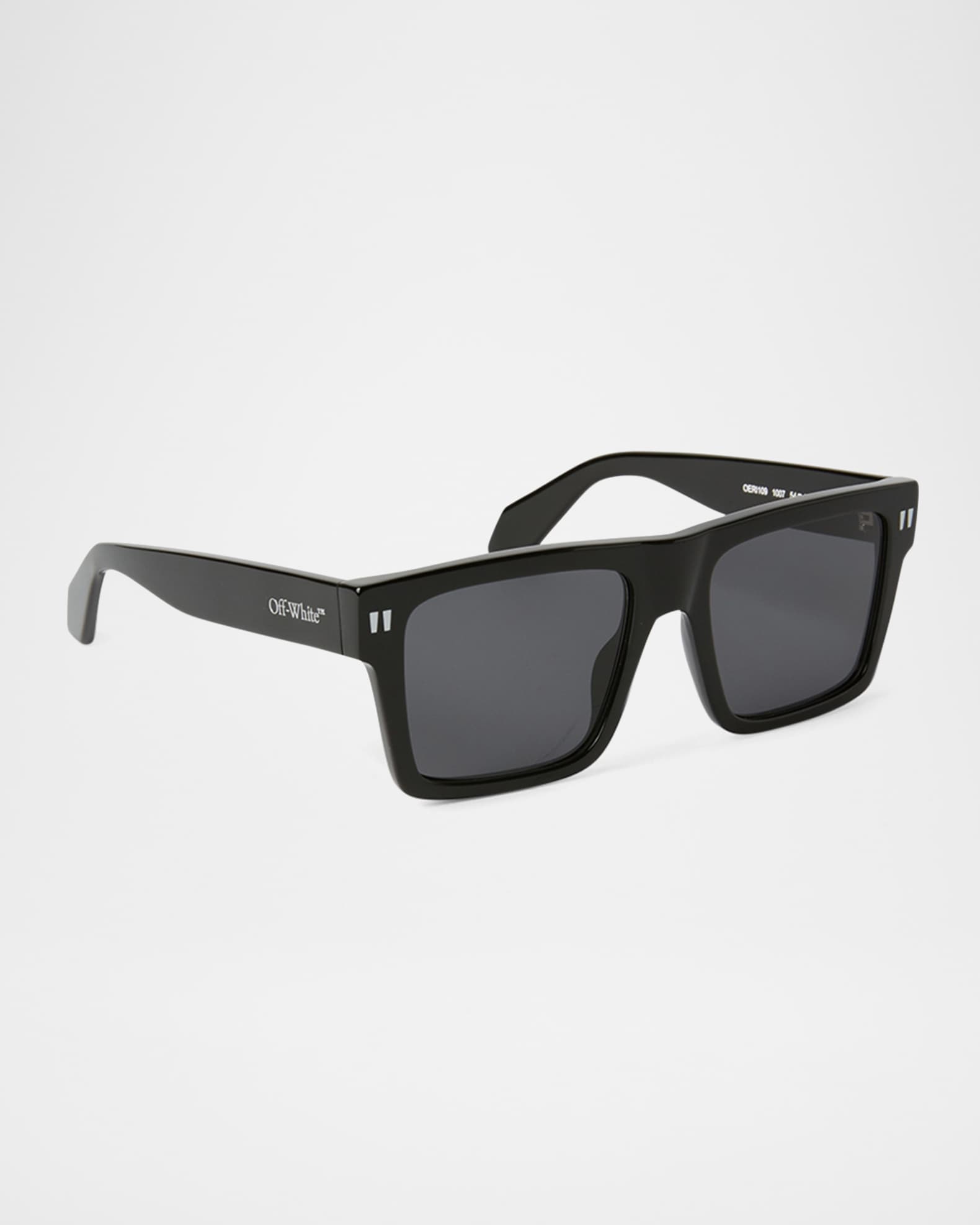 Off-White Men's Lawton Acetate Square Sunglasses | Neiman Marcus