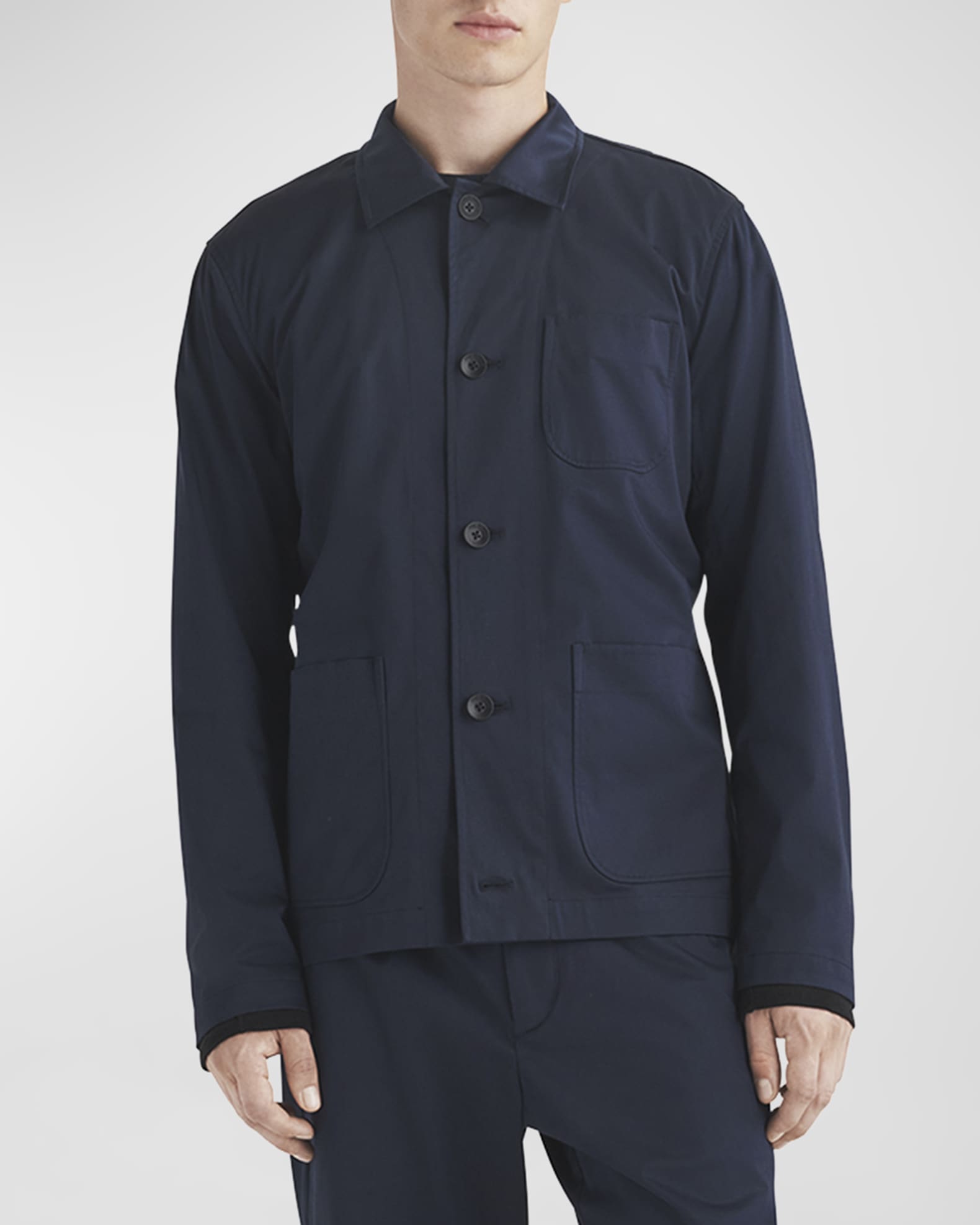 Rag & Bone Men's Evan Cotton Sateen Chore Jacket | Neiman Marcus