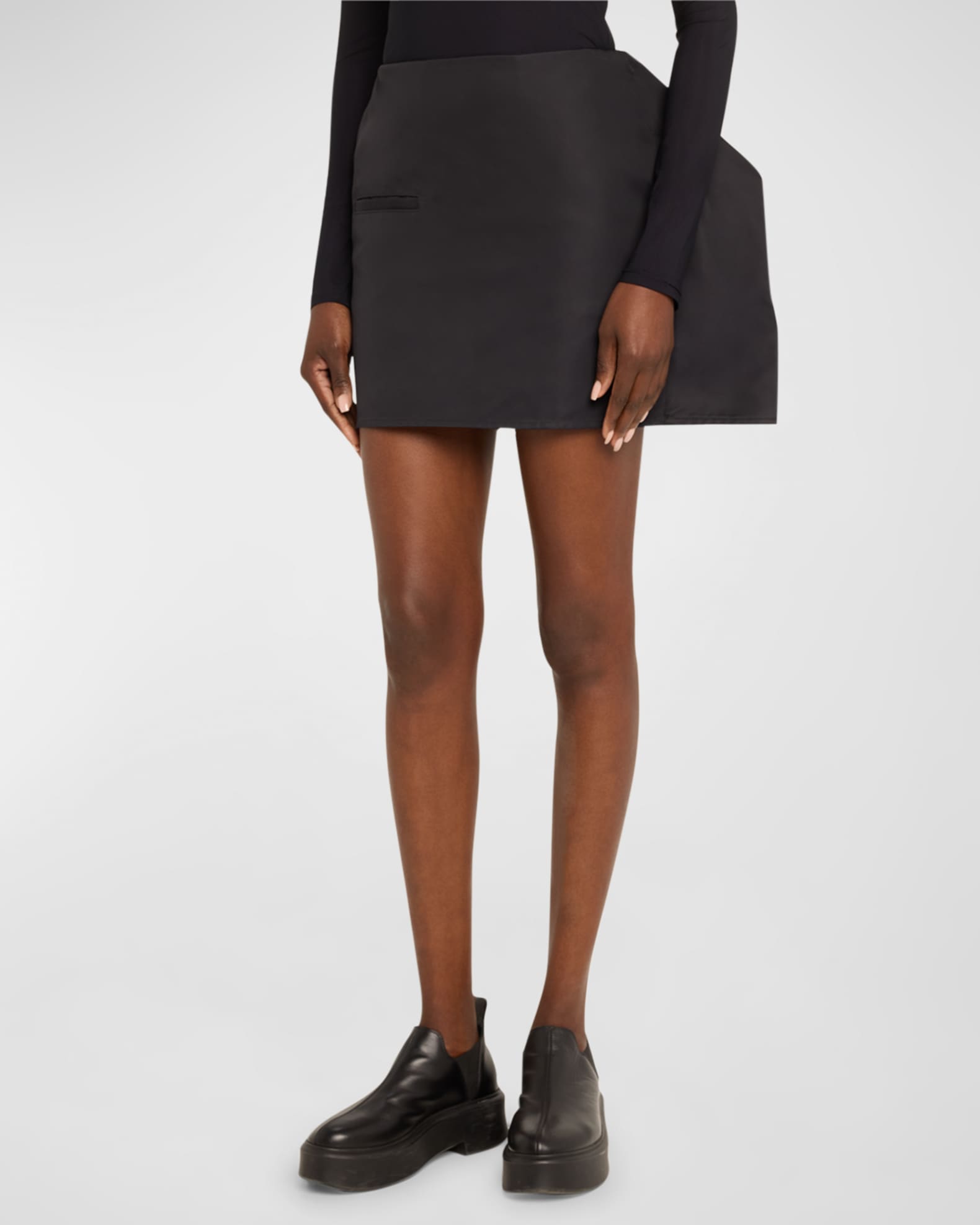 JW Anderson Side Panel Mini Skirt | Neiman Marcus