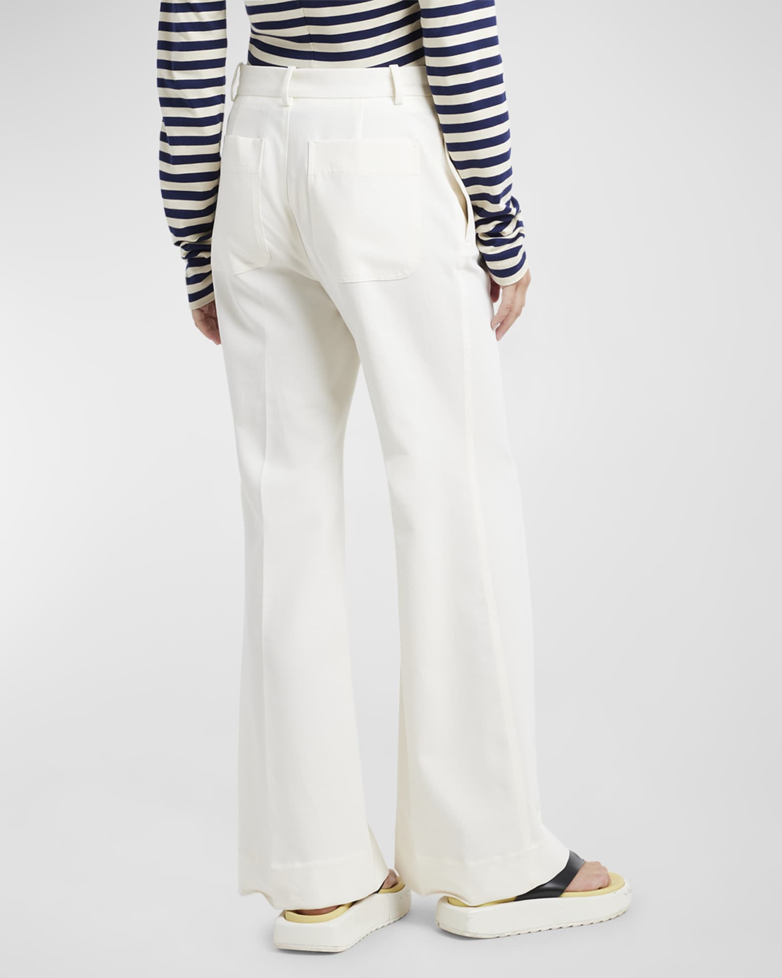 Plan C Mid-Rise Straight-Leg Crepe Pants | Neiman Marcus