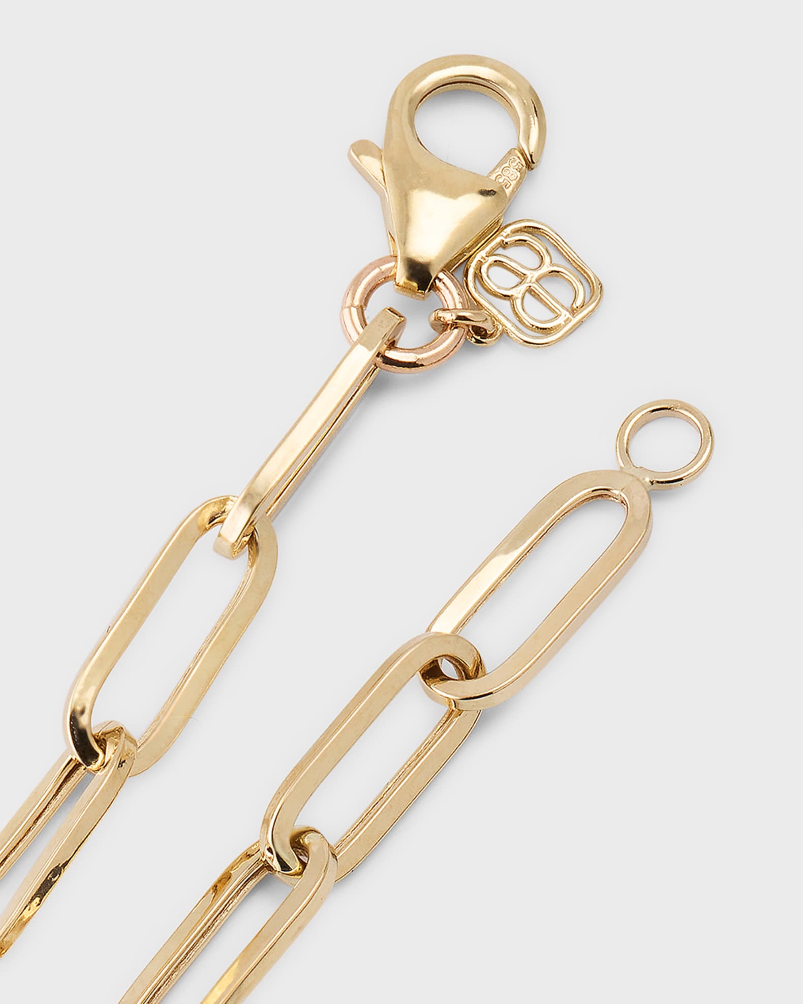 Sydney Evan 14K Luck Tableau Pave Medallion Necklace with Elongated ...