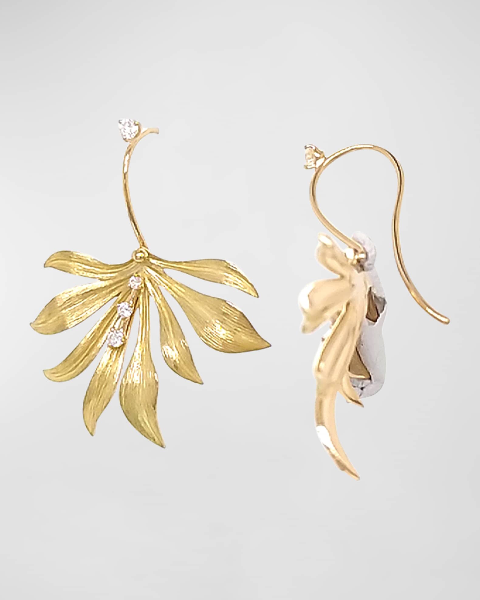 Hueb 18K Bahia Yellow Gold Drop Earrings with Diamonds | Neiman Marcus