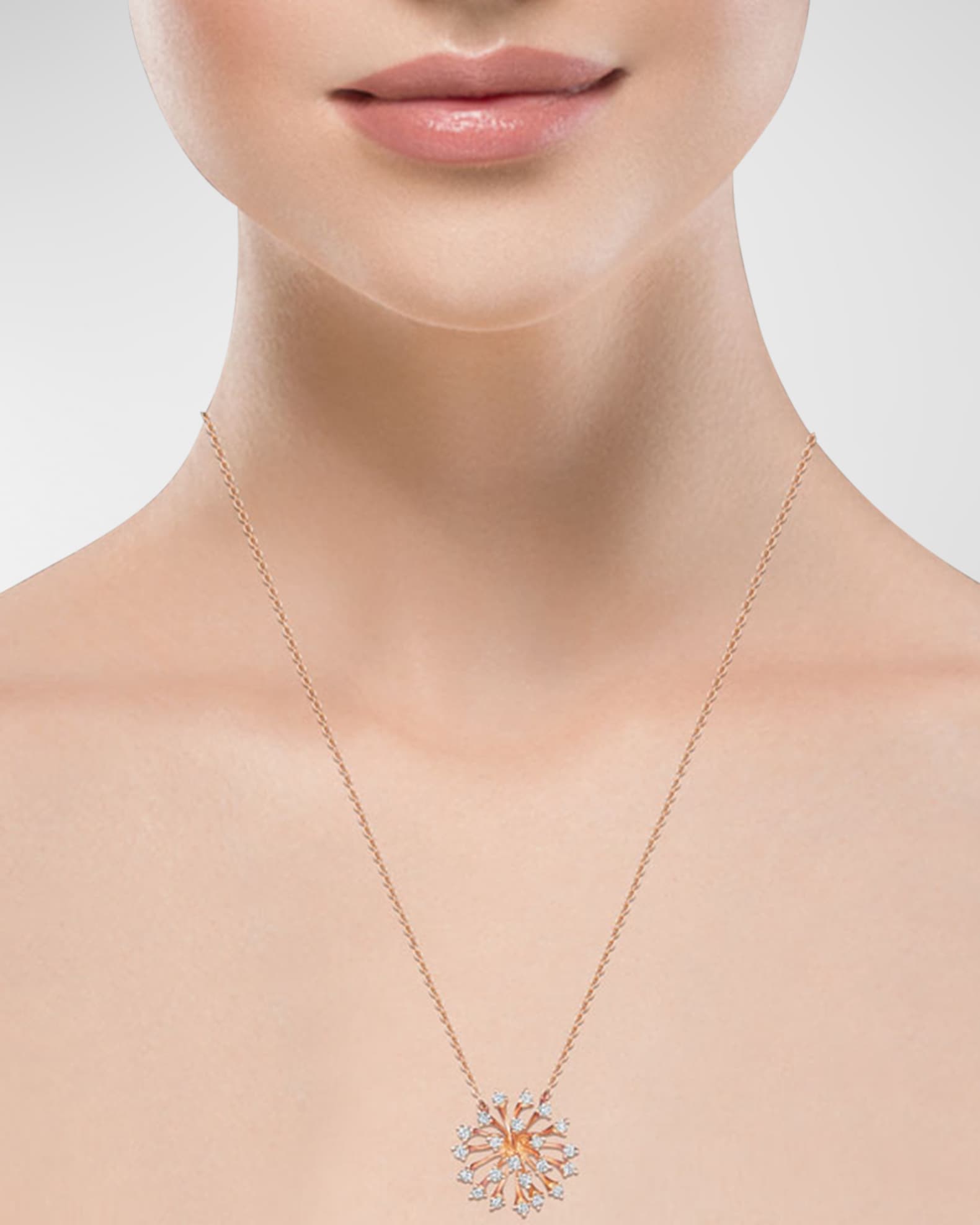 Hueb 18K Luminous Gold Diamond Pendant Necklace, 18" | Neiman Marcus