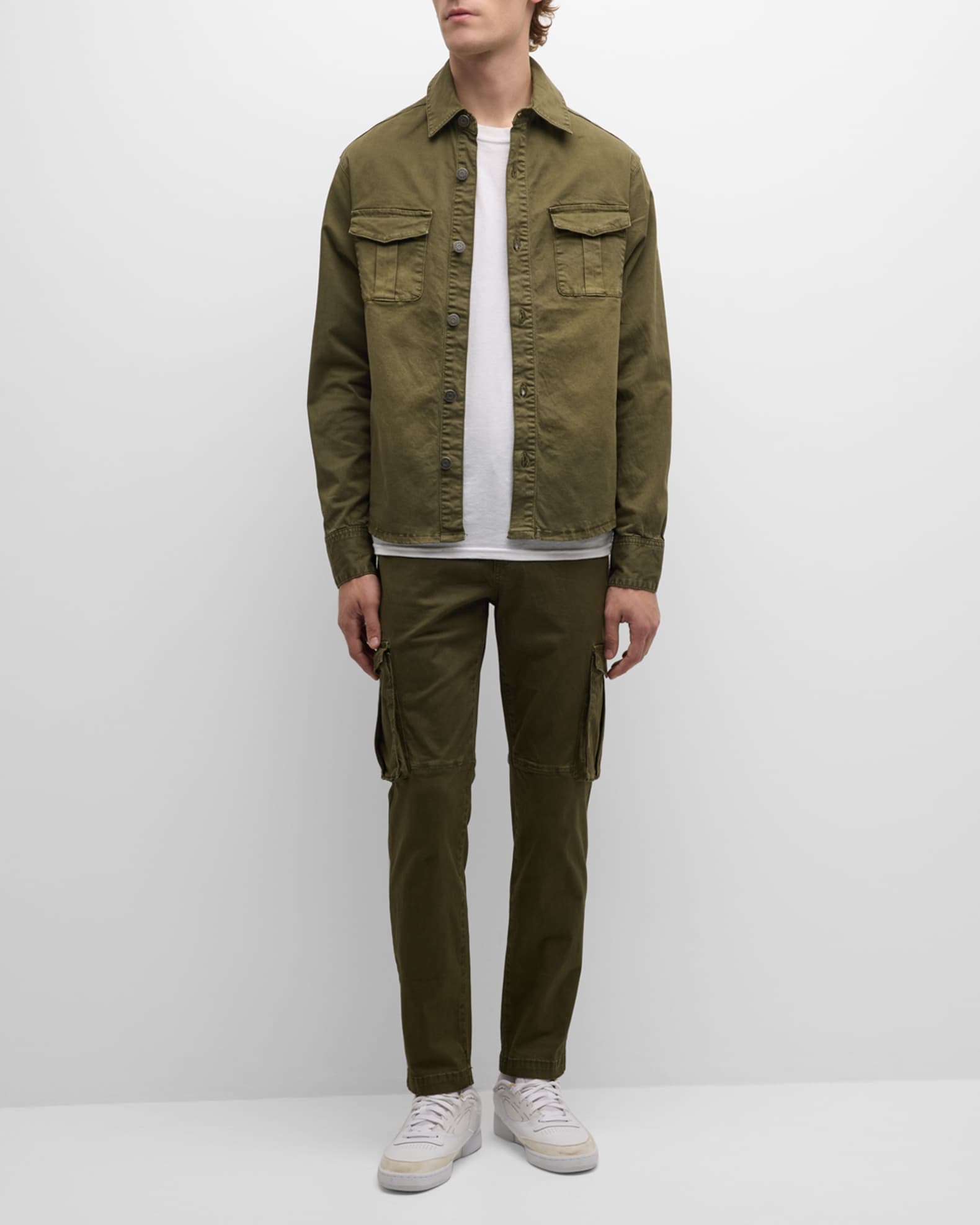 SER.O.YA Men's Cameron Denim Overshirt | Neiman Marcus