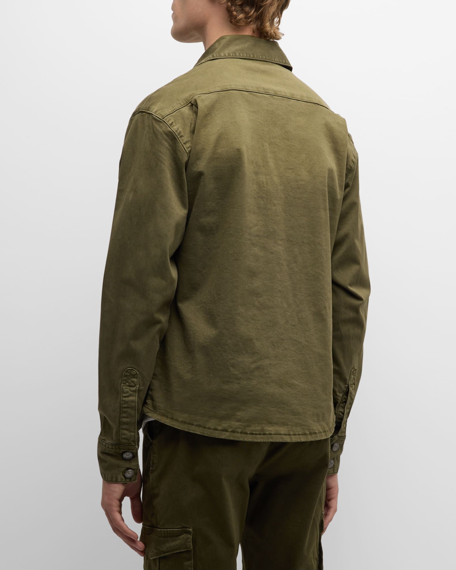 SER.O.YA Men's Cameron Denim Overshirt | Neiman Marcus