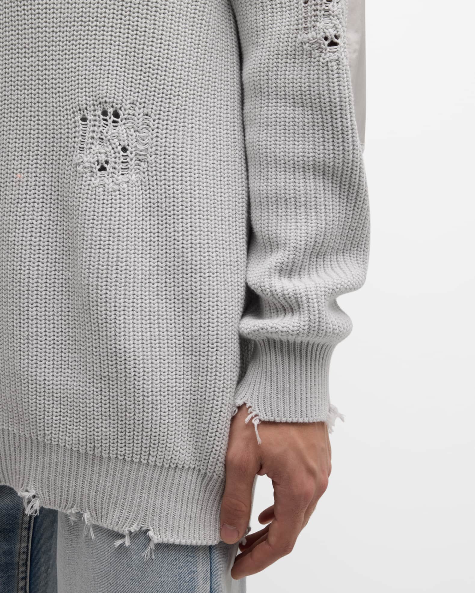 SER.O.YA Men's Devin Distressed Sweater | Neiman Marcus