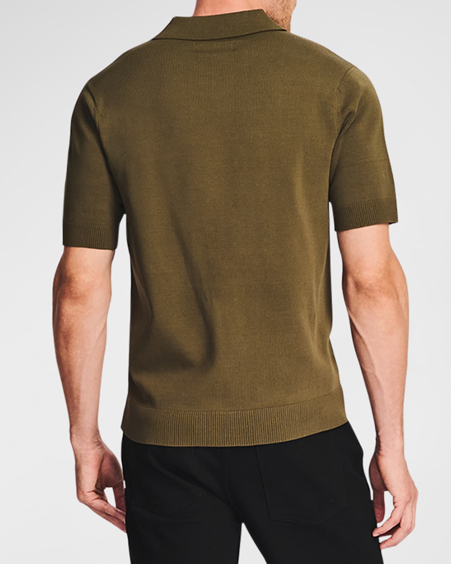 SER.O.YA Men's Rafael Embroidered Logo Polo Shirt | Neiman Marcus