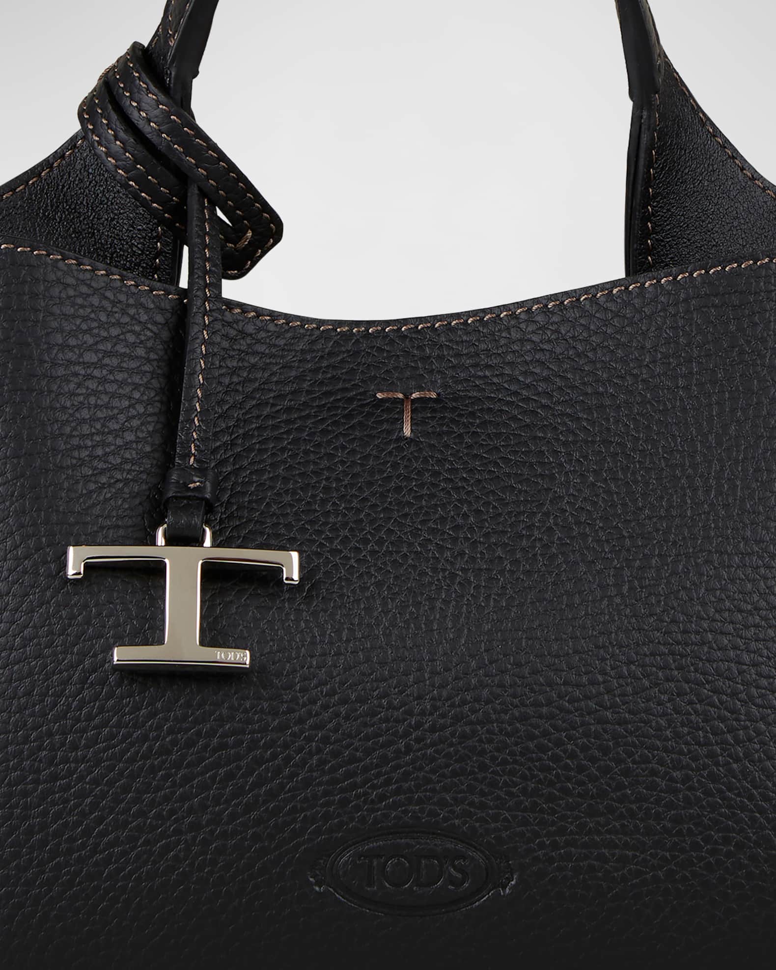 Micro Leather Tote Bag | Neiman Marcus