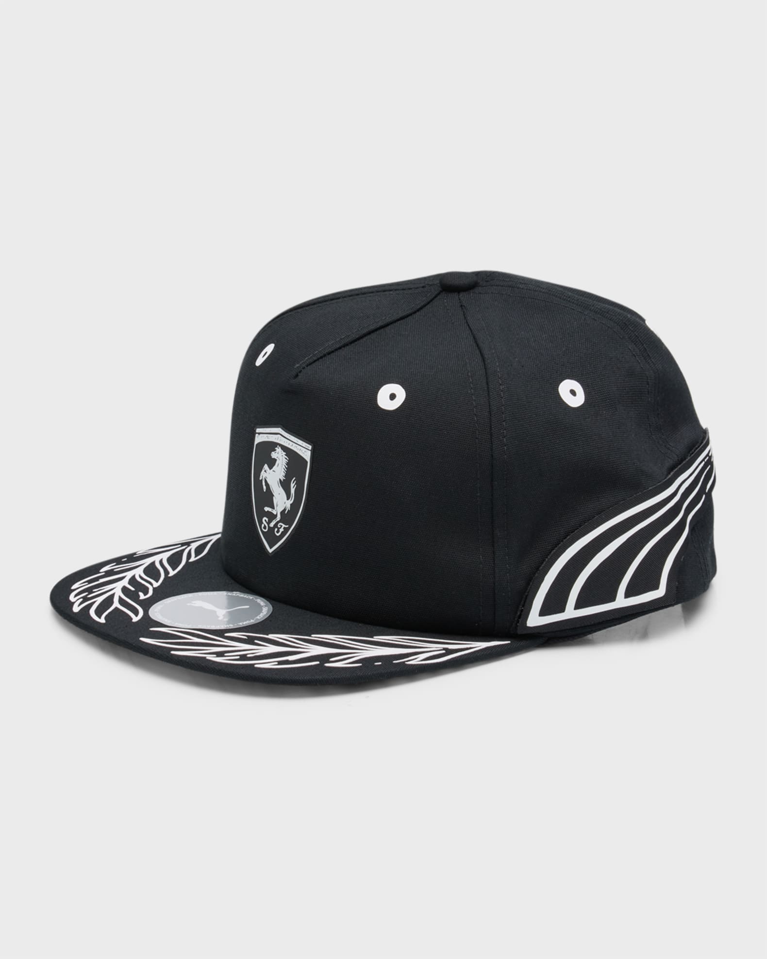 Puma Men's Scuderia Ferrari x Joshua Vides Flat-Brim Cap | Neiman Marcus
