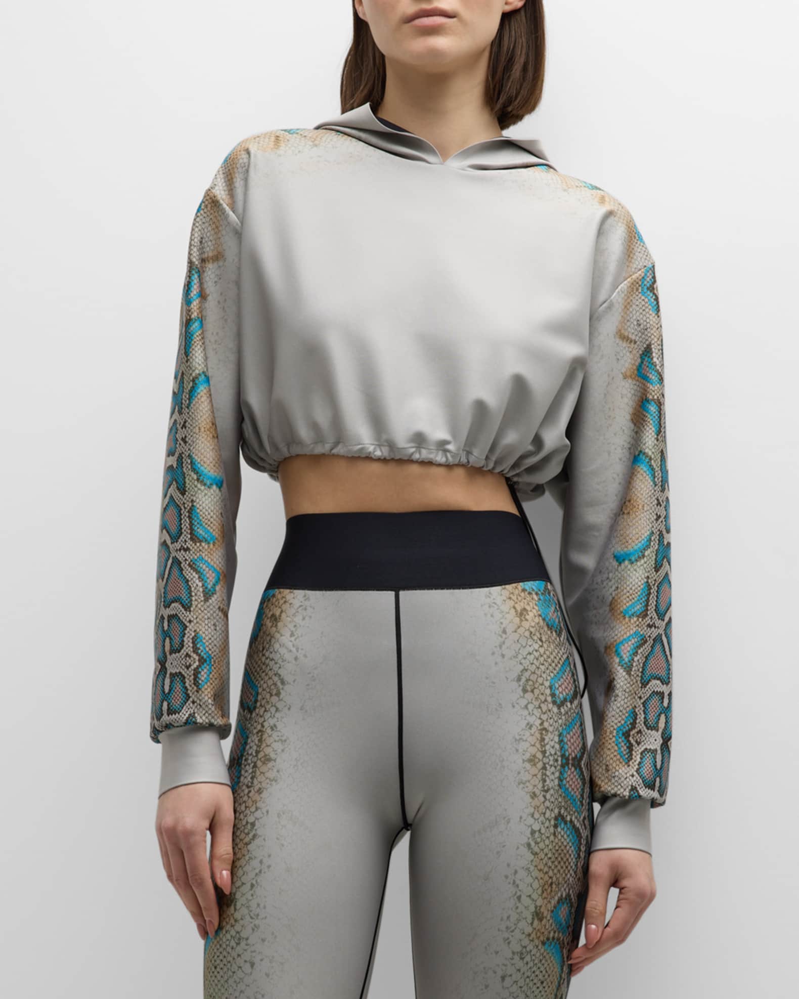 Ultracor Python Scent Pyxis Cropped Hoodie | Neiman Marcus