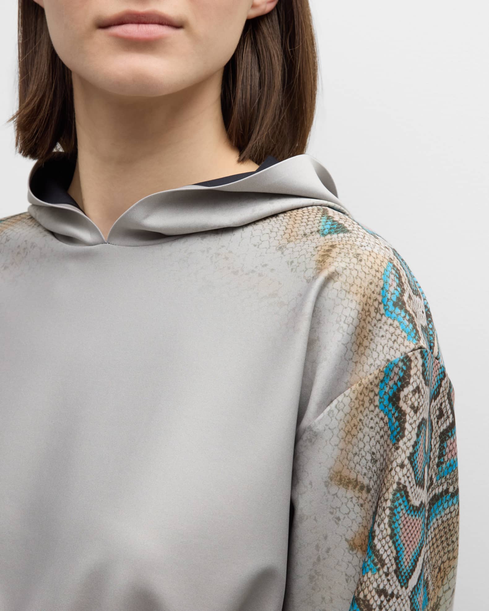 Ultracor Python Scent Pyxis Cropped Hoodie | Neiman Marcus