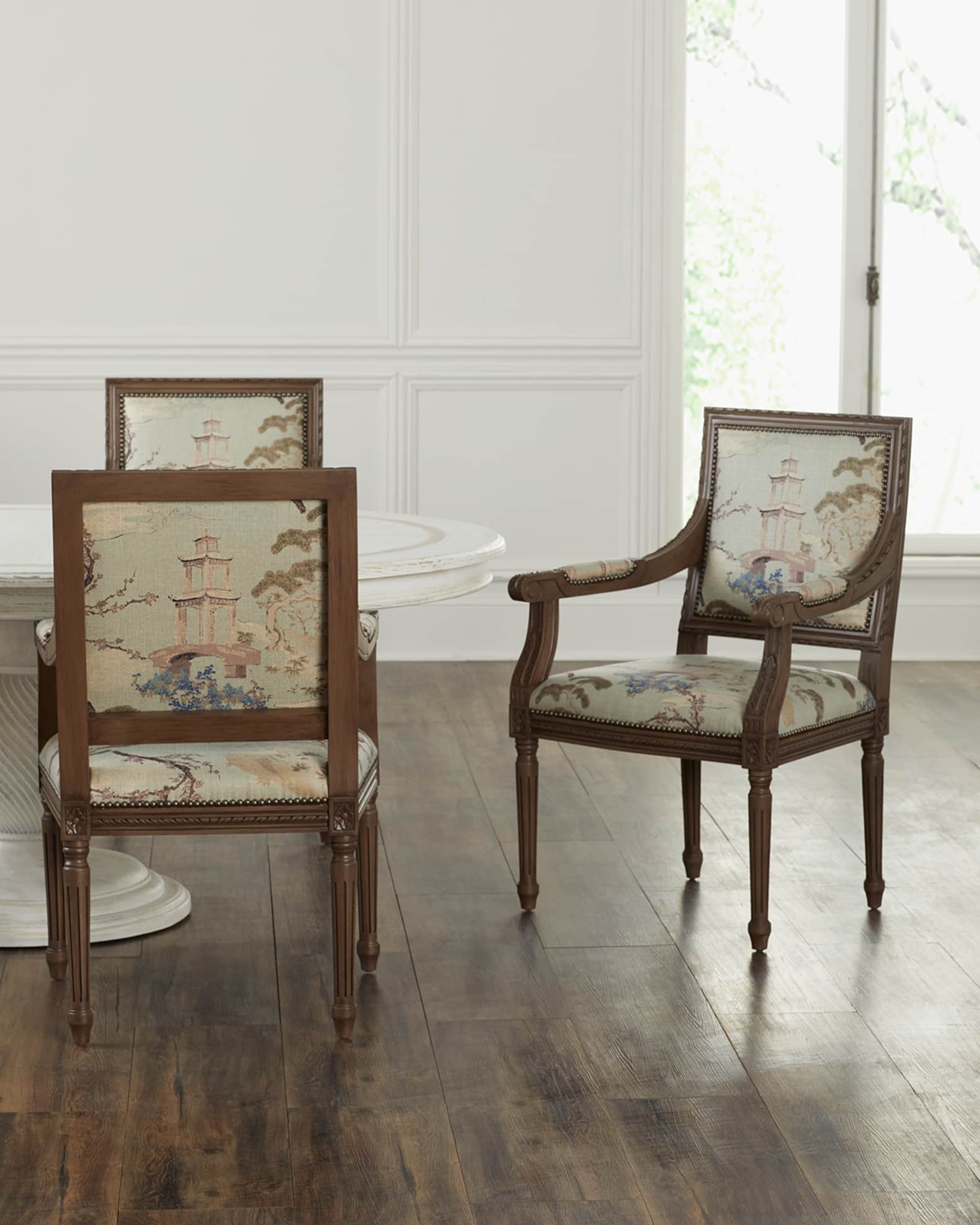 Massoud Passeo Dining Arm Chair | Neiman Marcus