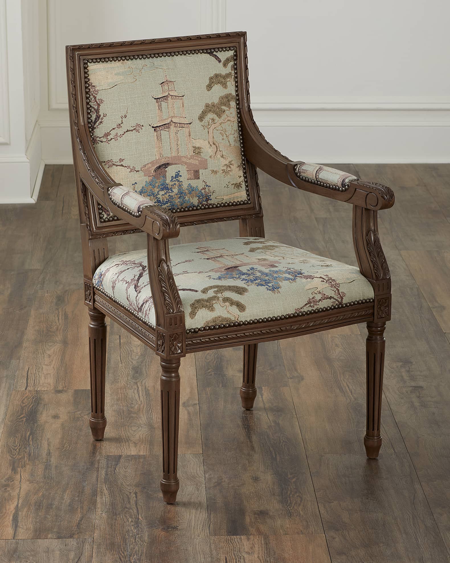 Massoud Passeo Dining Arm Chair | Neiman Marcus