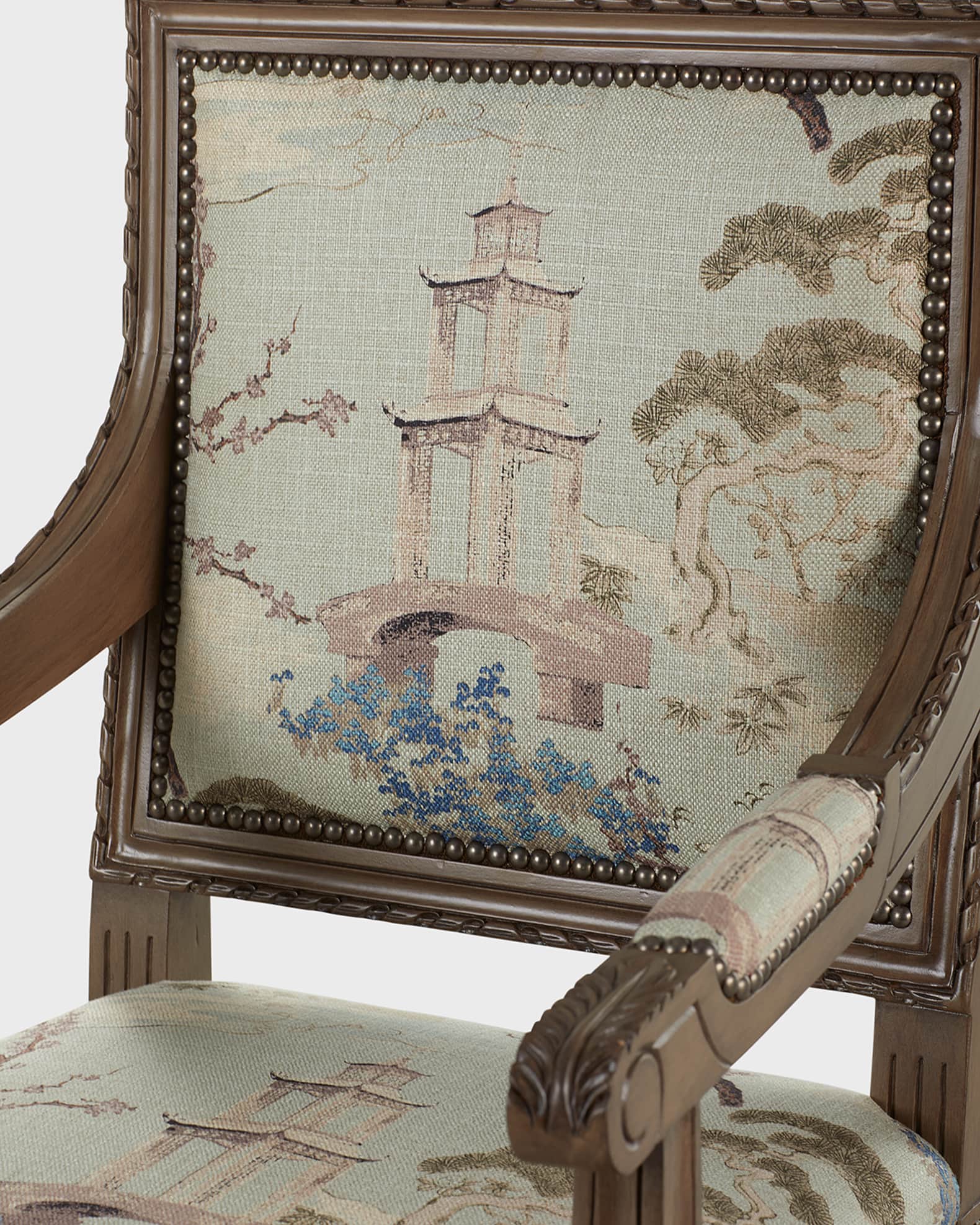 Massoud Passeo Dining Arm Chair | Neiman Marcus