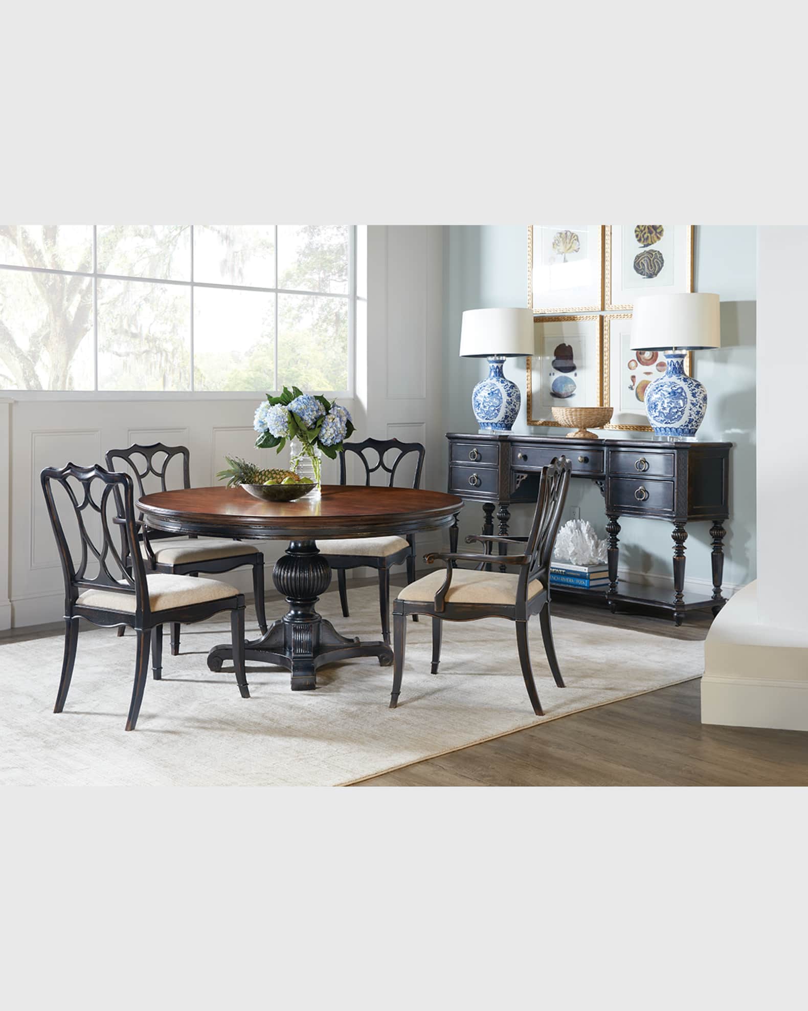 Hooker Furniture Charleston Round Dining Table w/ Leaf | Neiman Marcus